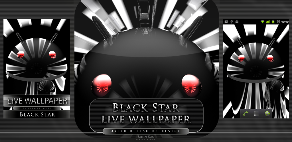 Aplicación Black Star live wallpaper ( live theme live android live ...
