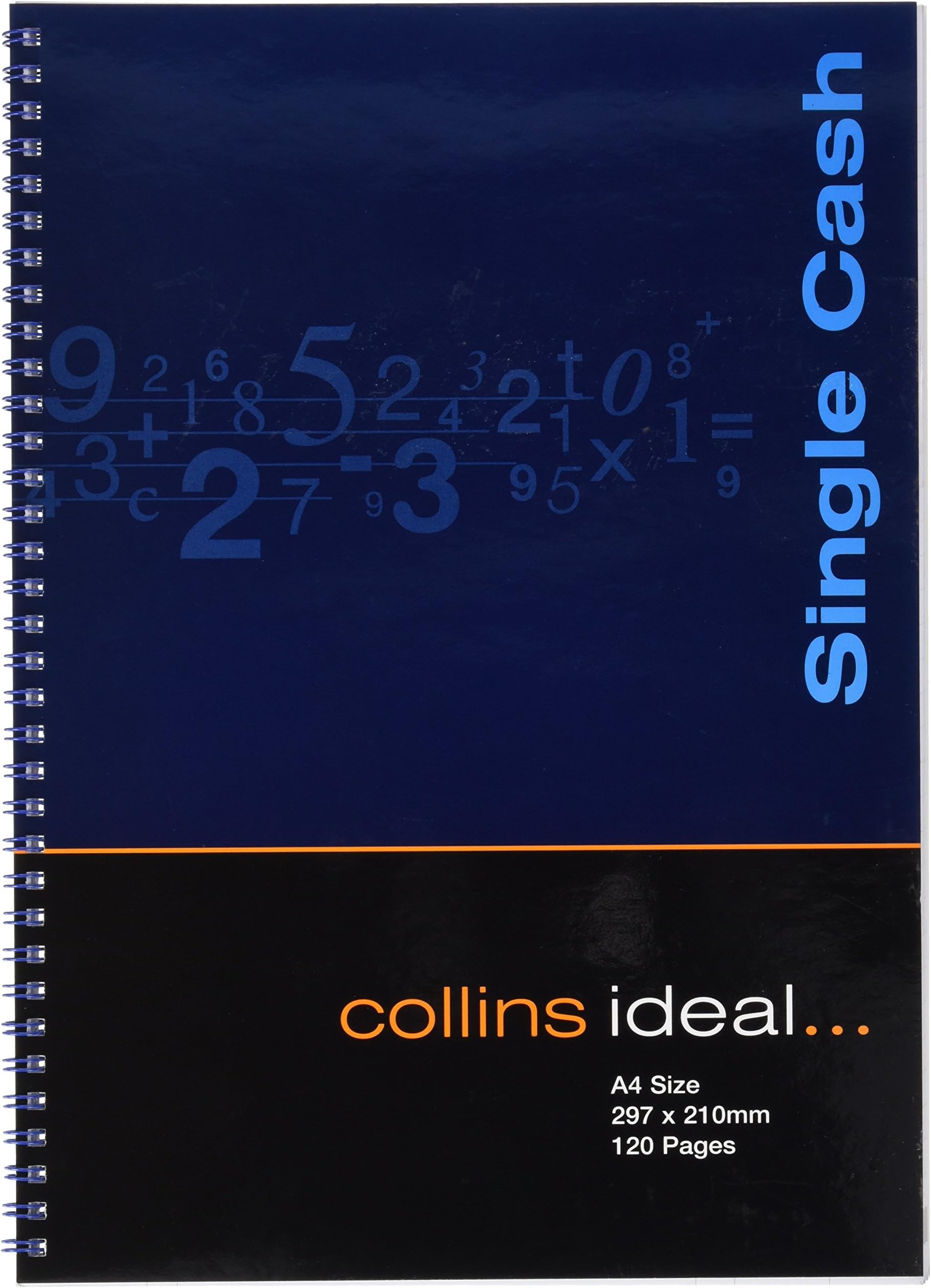 Collins Seven Series A5 Double Cash Wiro Notebook - 120 Pages, Green ...