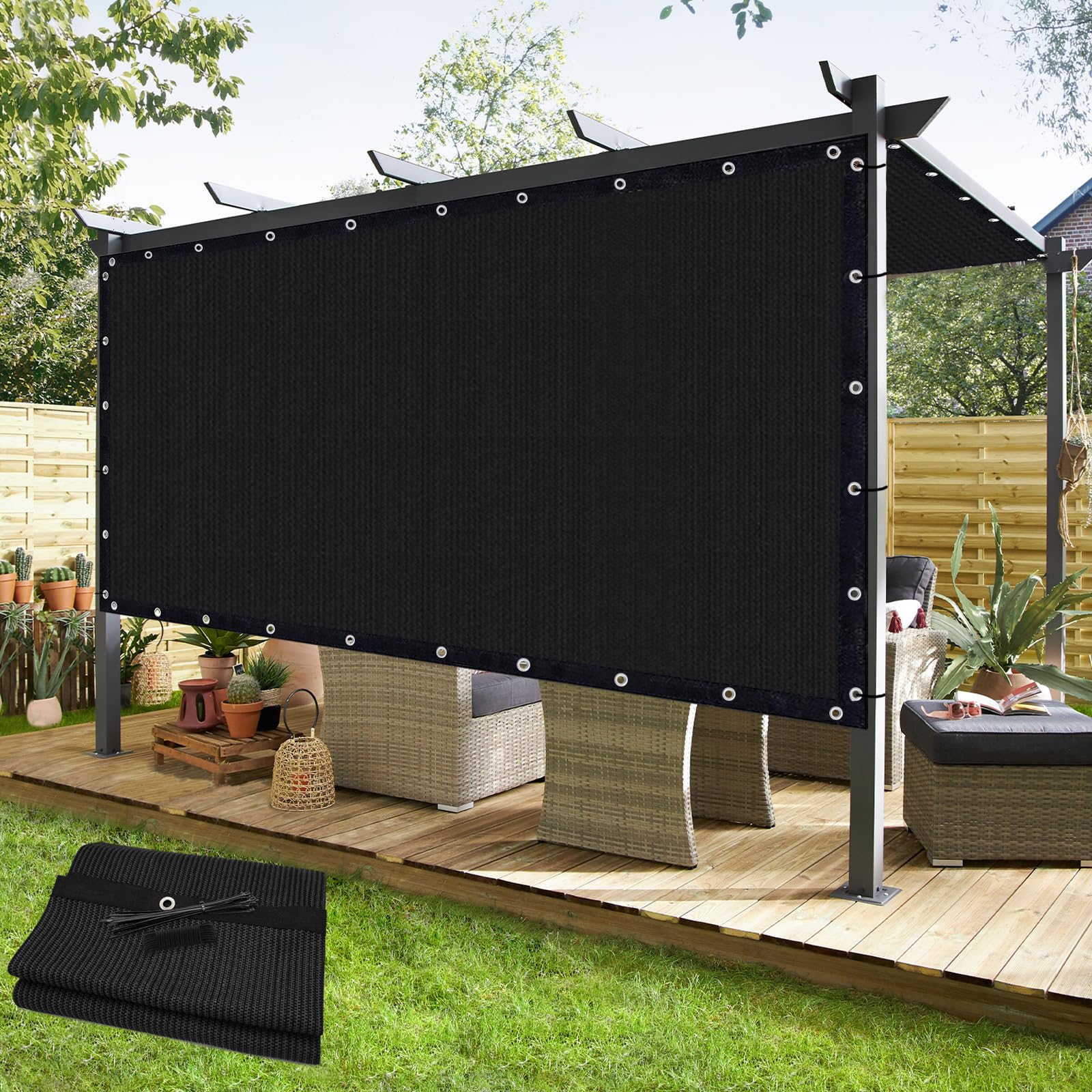 Snapklik.com : KANAGAWA 90% Sun Shade Cloth 6X15 Custom Sizes Outdoor ...