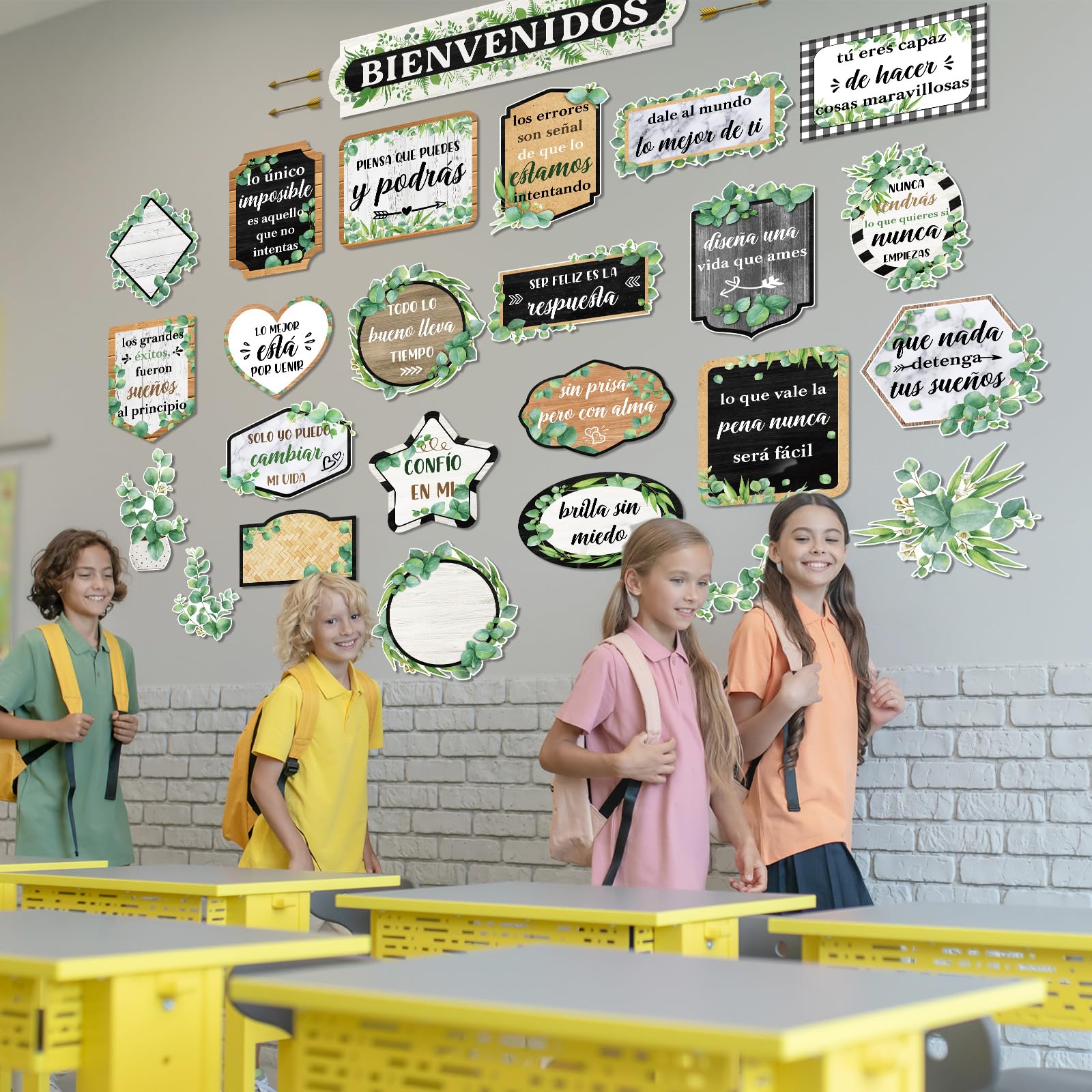 Snapklik.com : 24 Pieces Inspirational Posters In Spanish Bienvenidos ...