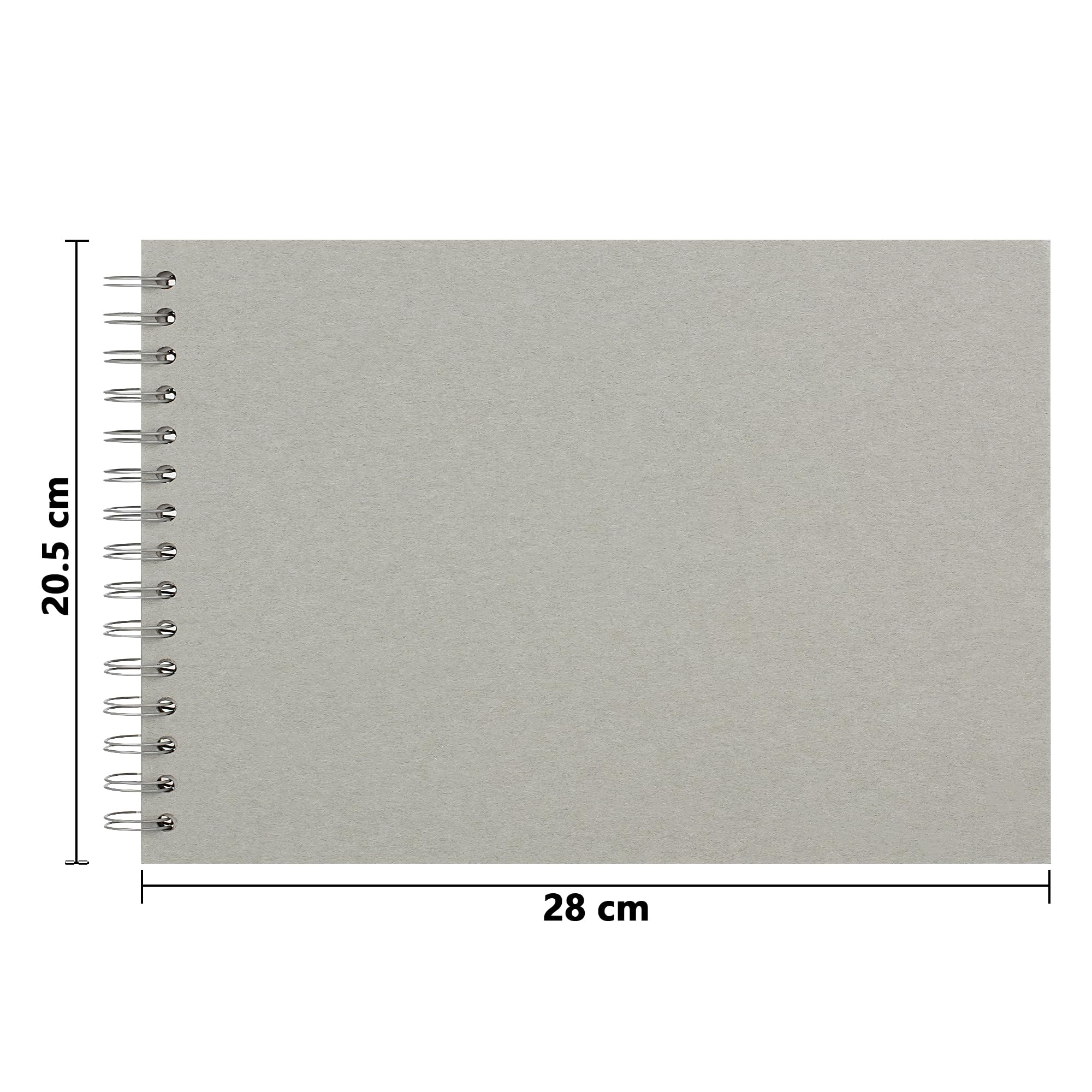 Vienrose 28 x 20.5 cm Scrapbook 40 Pages Photo Album, Hard Cover Kraft ...