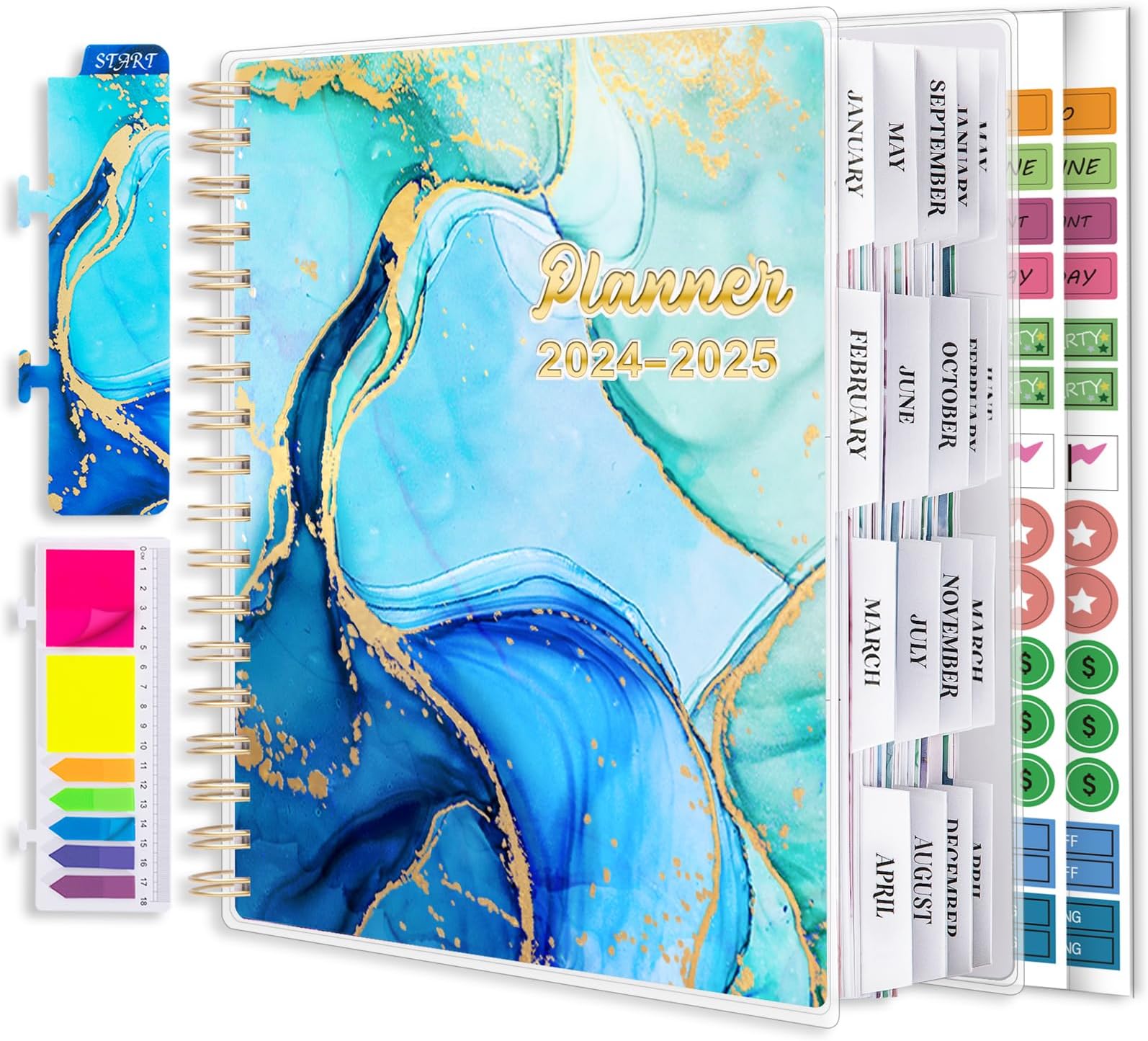 Amazon.com : HARDCOVER Academic Year 2024-2025 Planner: (June 2024 ...