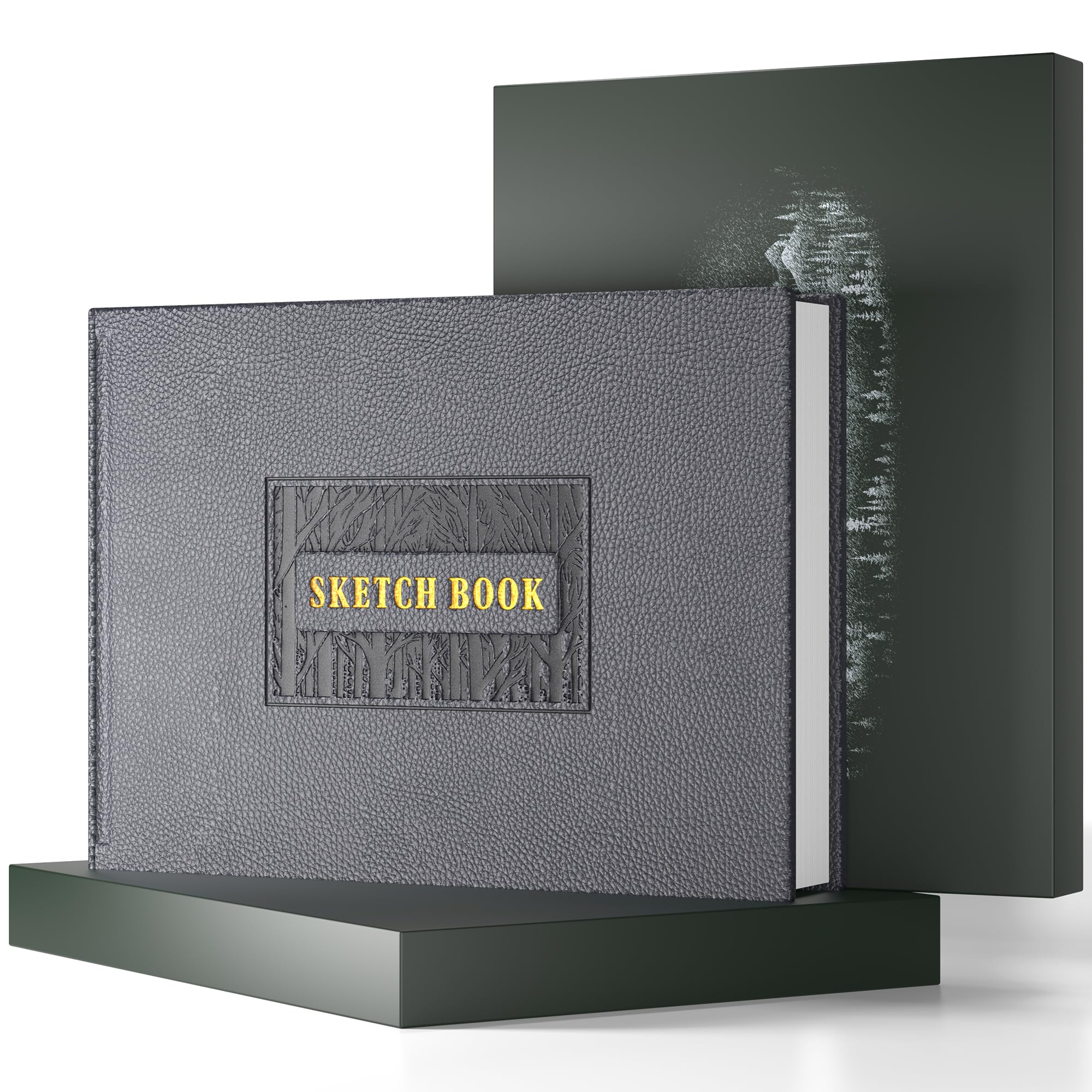 Amazon.com: CAGIE Hardcover Sketch Book for Drawing, Art Paper ...