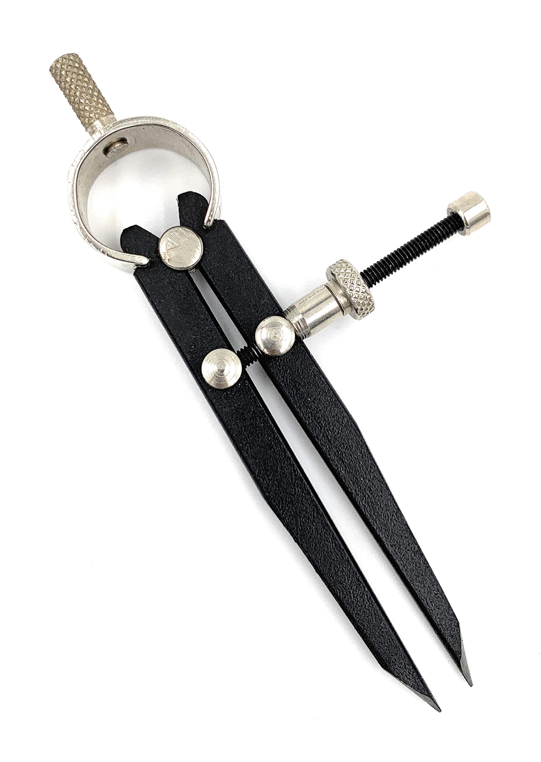 Buy Aone Spring Adjustable Compass Divider 4" Fine Point Black Powder ...