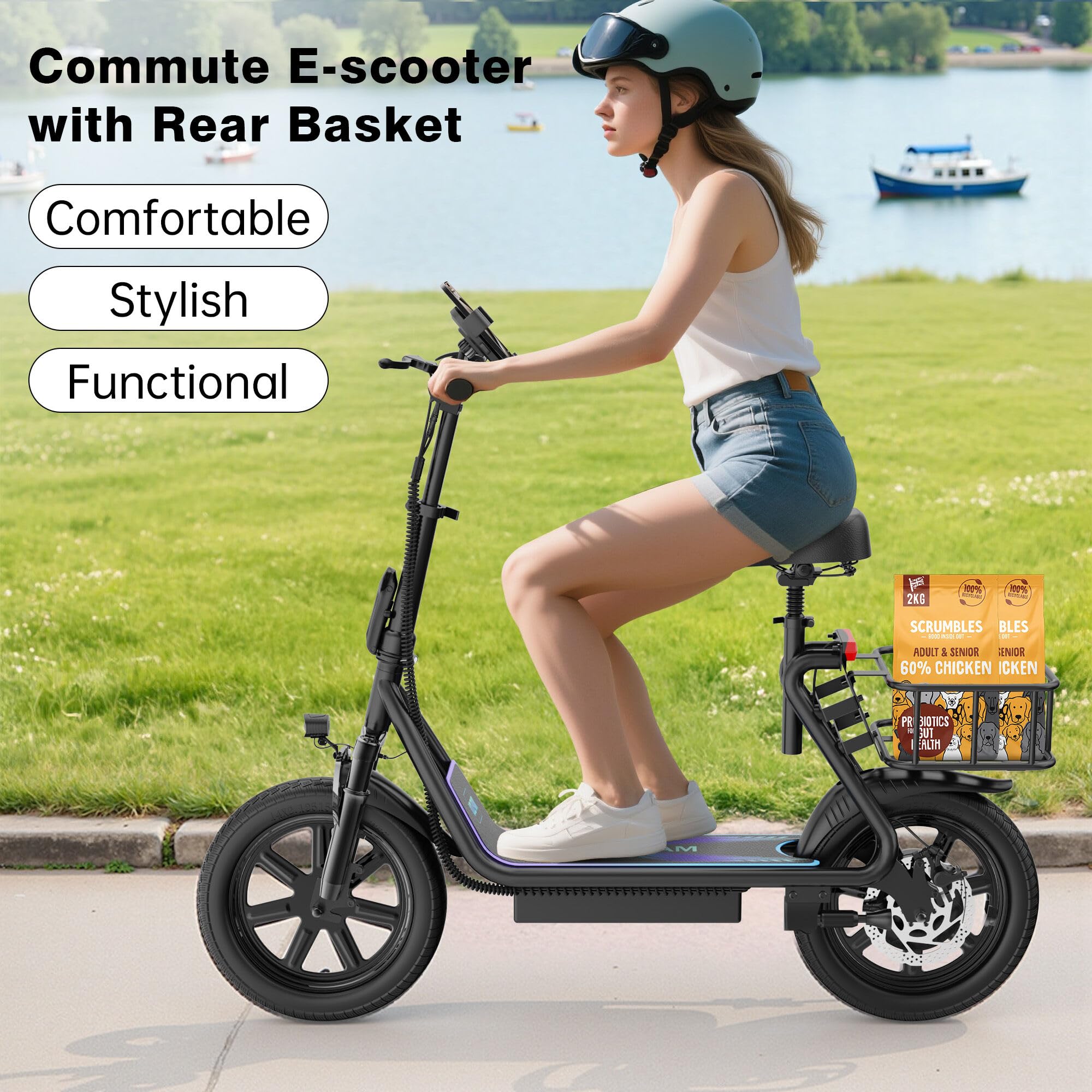 Snapklik.com : VOLPAM Electric Scooter, Electric Scooter For Adults ...