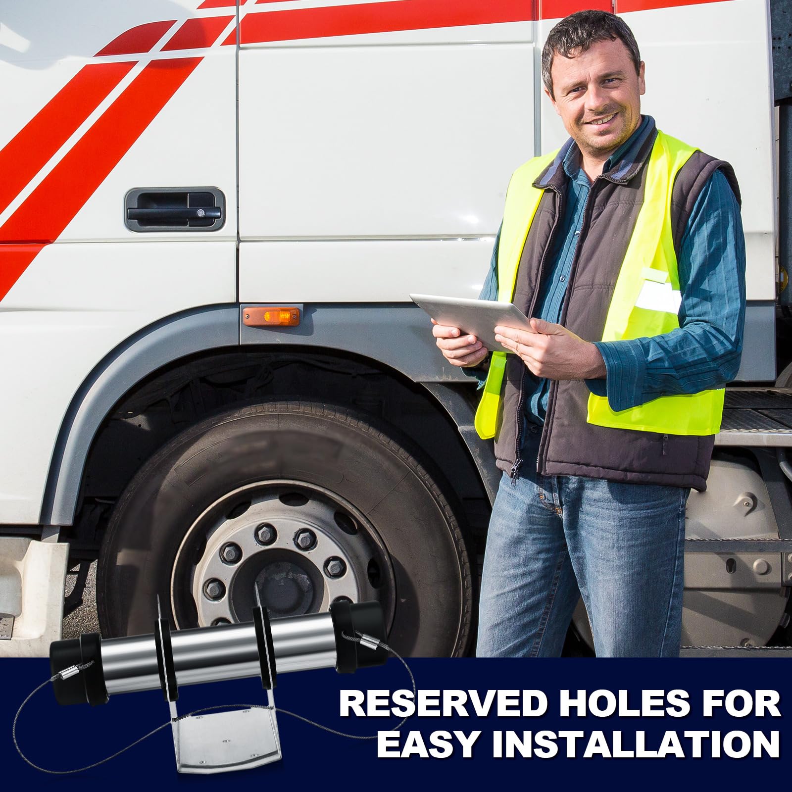 Snapklik.com : Datanly 5 Pcs Trailer Document Holder Aluminum 1-5/8"x9 ...