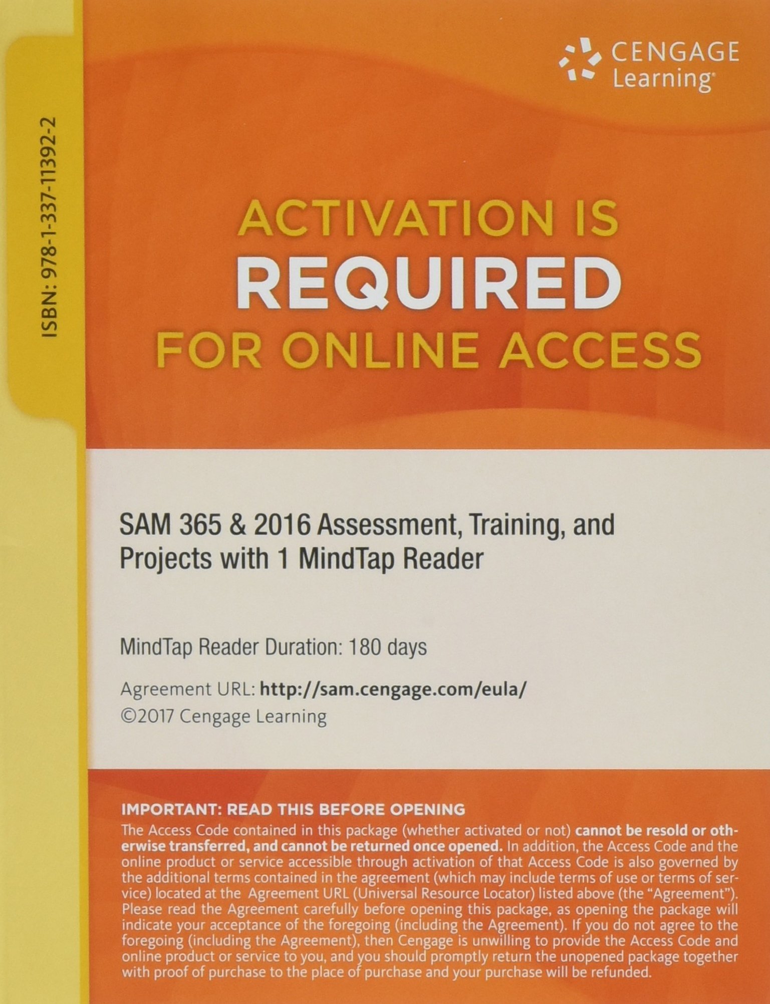SAM 365 & 2016 Assessments, Trainings, and Projects Printed Access Card ...