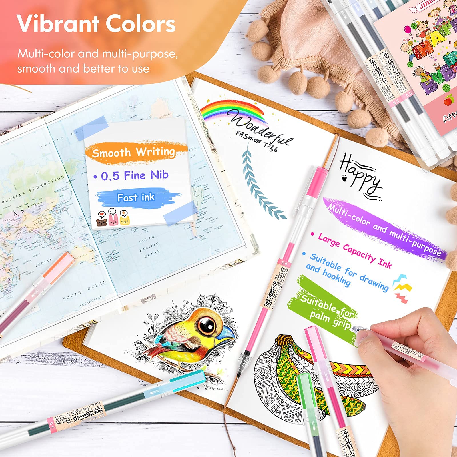 Colorful Pens Colored Pens fo...B08X9ZQ39G | Encarguelo.com