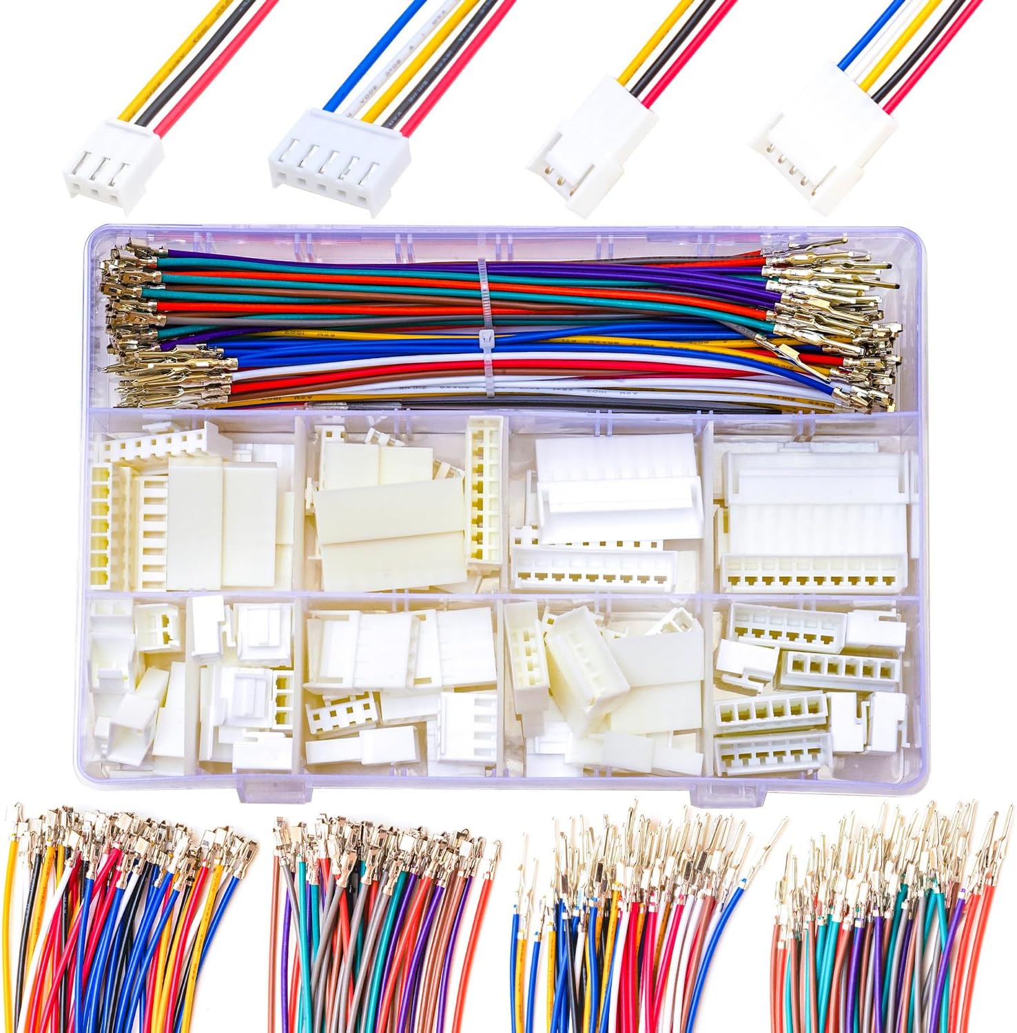 Amazon.com: Kidisoii JST Connector Kit 3.96mm Pitch JST-VH 3.96 Male Female Connector with ...