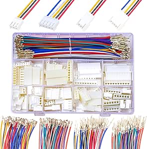 Amazon.com: Tcenofoxy JST Molex Cable Connector Kit, Compatible with JST VH 3.96mm, 62pcs ...