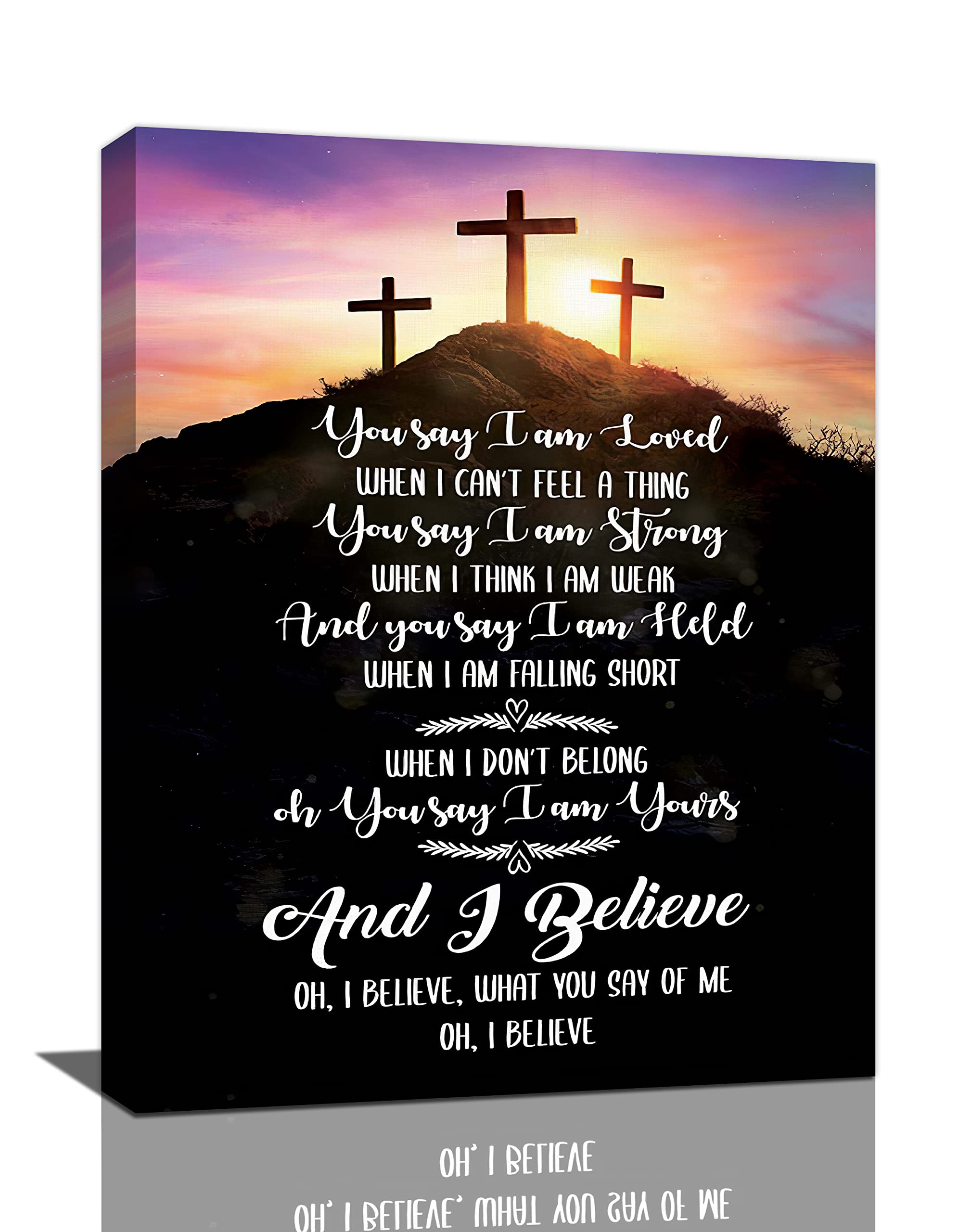 Scripture Bible Verse Wall Art Jesus Christian Religious Wall Decor ...