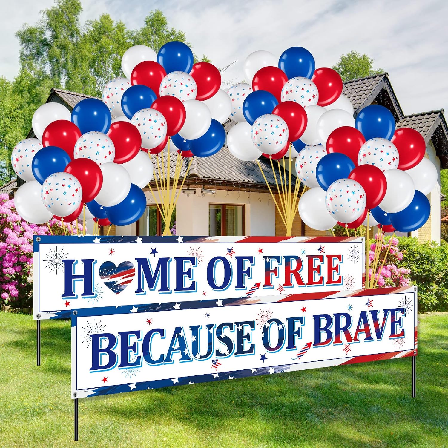 Amazon.com: Liliful 72 Pcs 4th of July Decorations Set July Fourth ...
