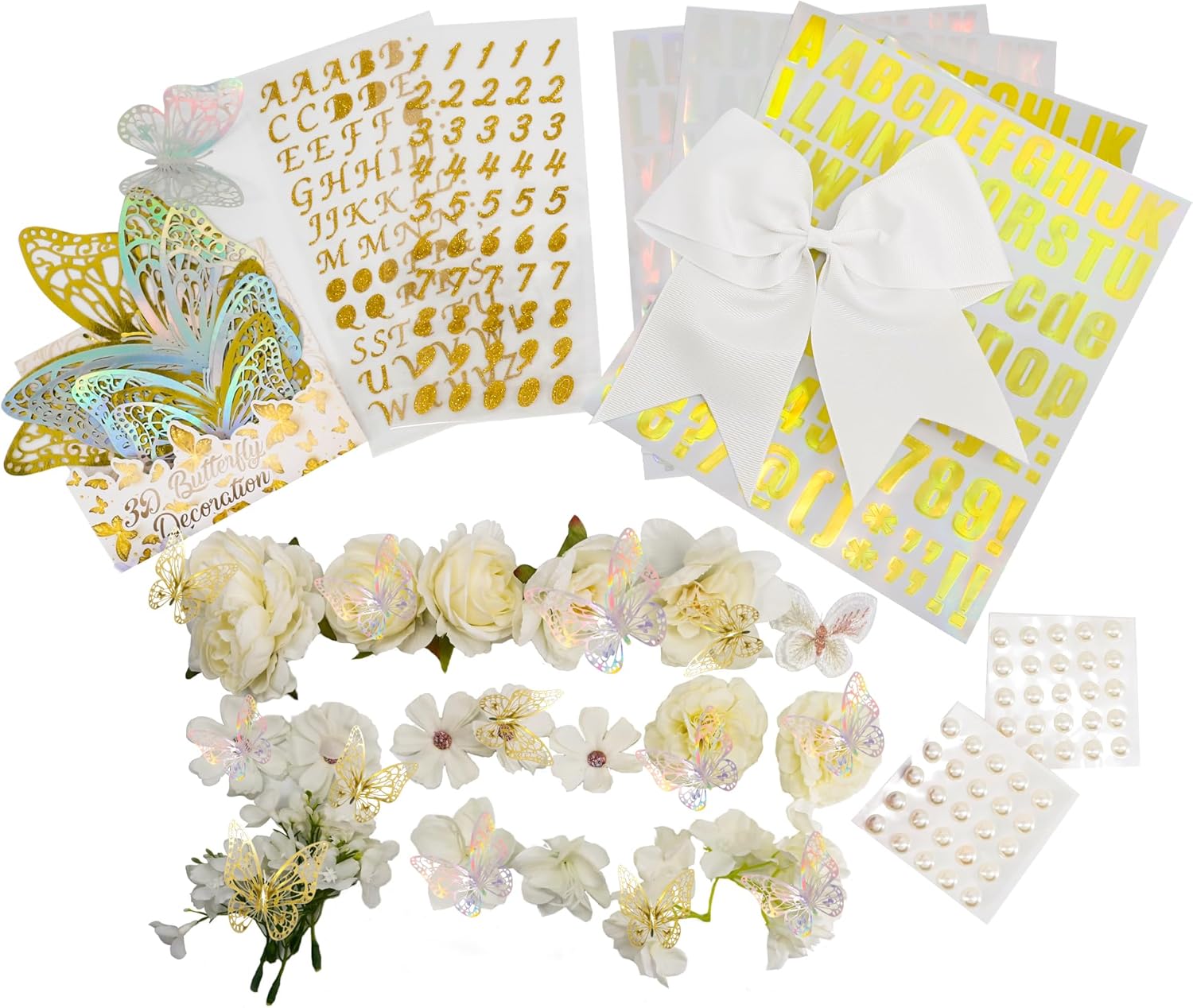 Amazon.com: GraduatePro 43 Peices Graduation Cap Decoration Kit DIY ...