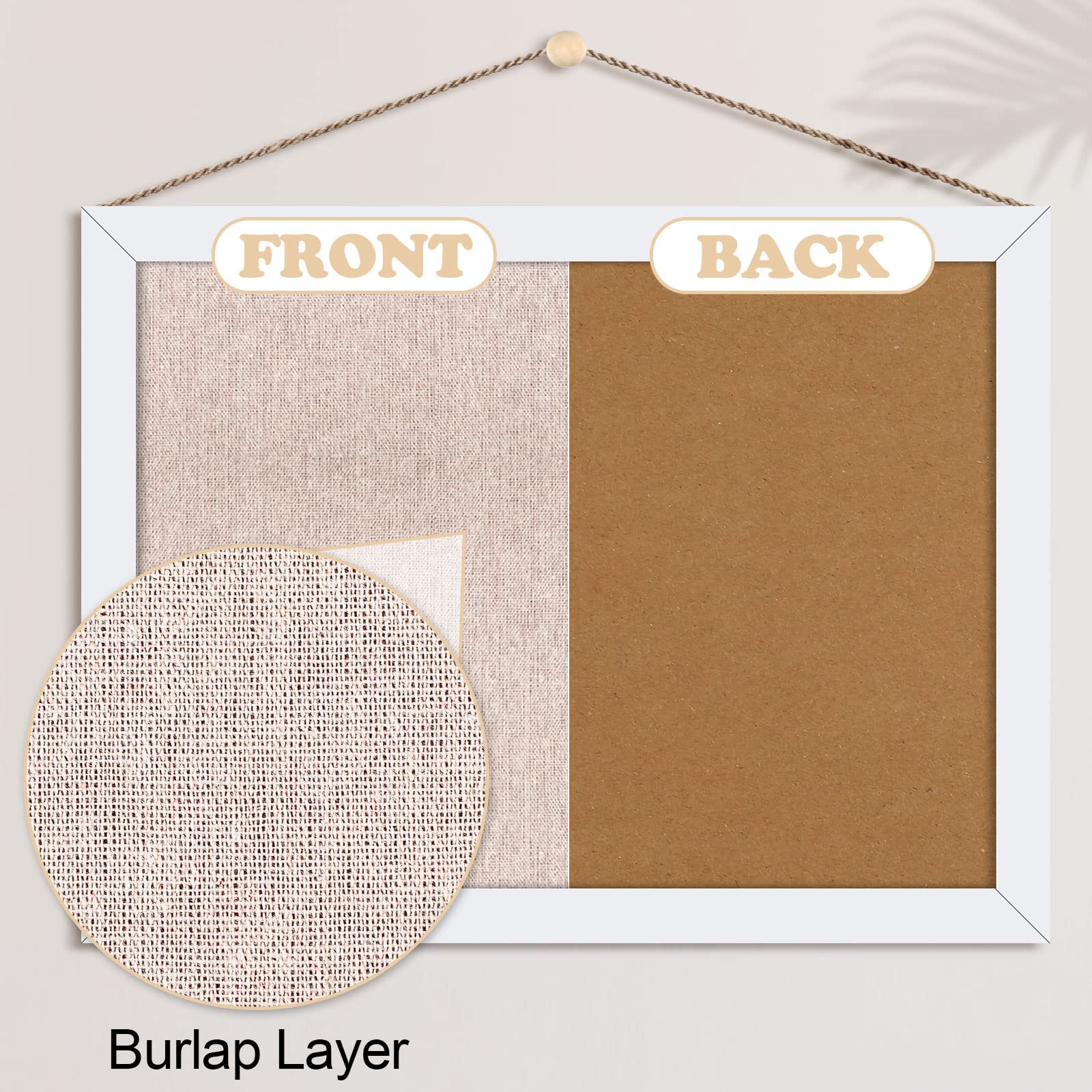 Snapklik.com : Teling 6 Pack Wood Bulletin Boards