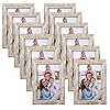 EXYGLO Rustic 6x4 Photo Frames Set of 12, Multiple Picture Frames 6x4 ...