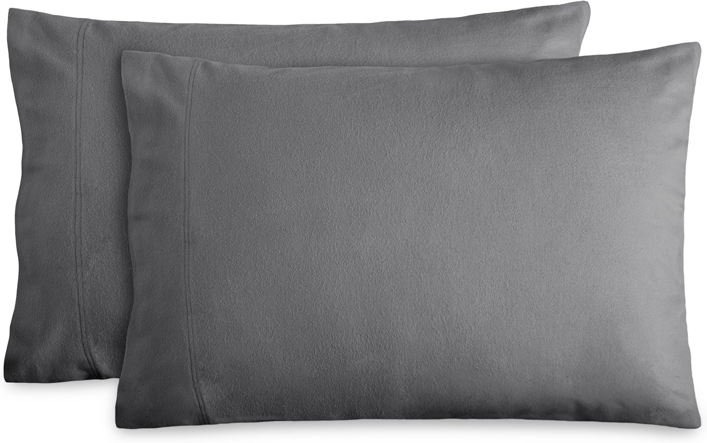 Amazon.com: Superior Melange Flannel Cotton Pillowcases, Pillow Case 2 ...