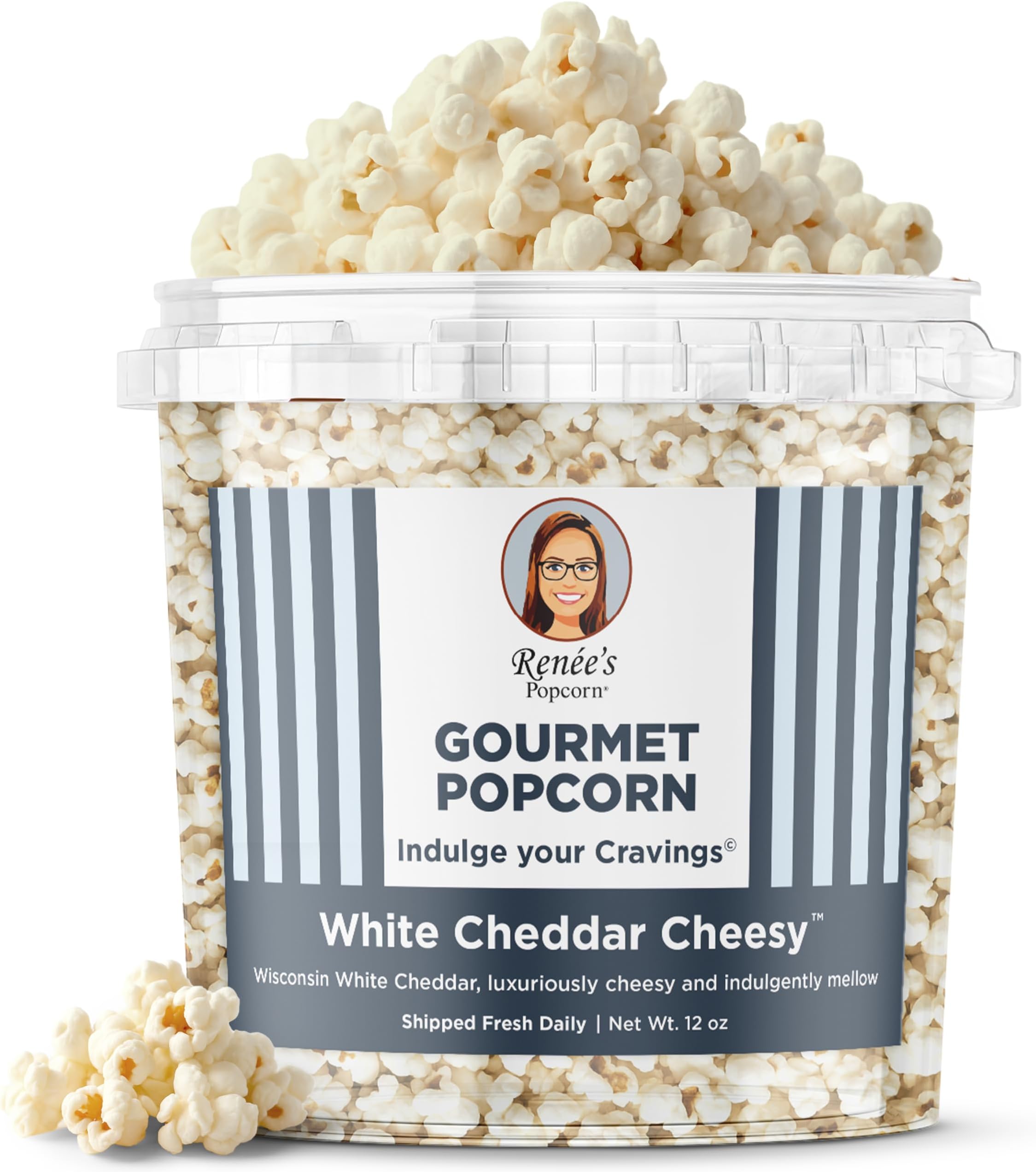 Amazon.com: Signature Popcorn – Gourmet 1-Gallon Blue Chicago Skyline ...