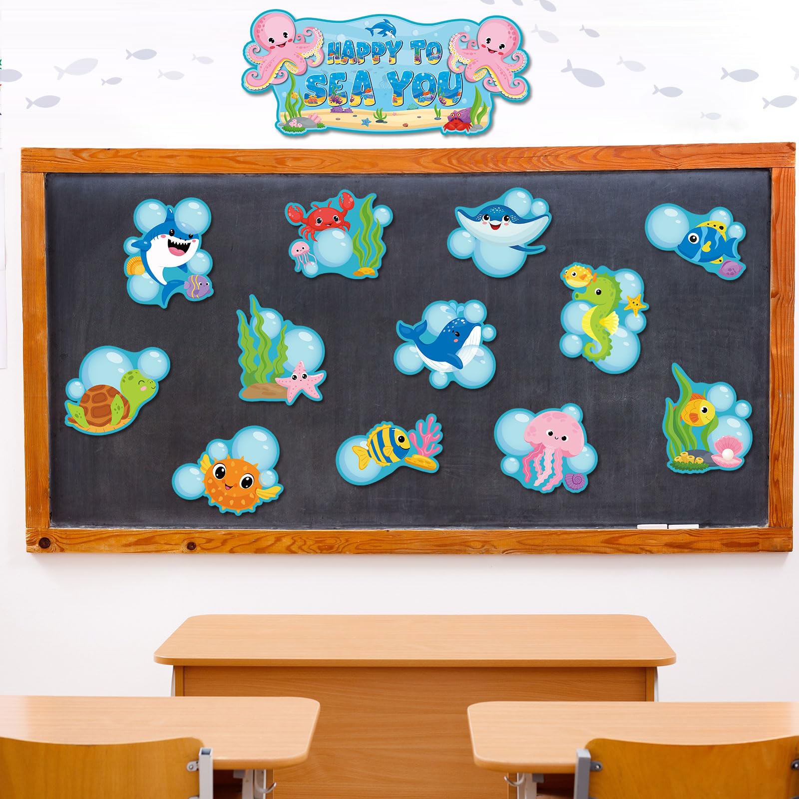 Snapklik.com : Under The Sea Door Banners Ocean Classroom Door Border ...