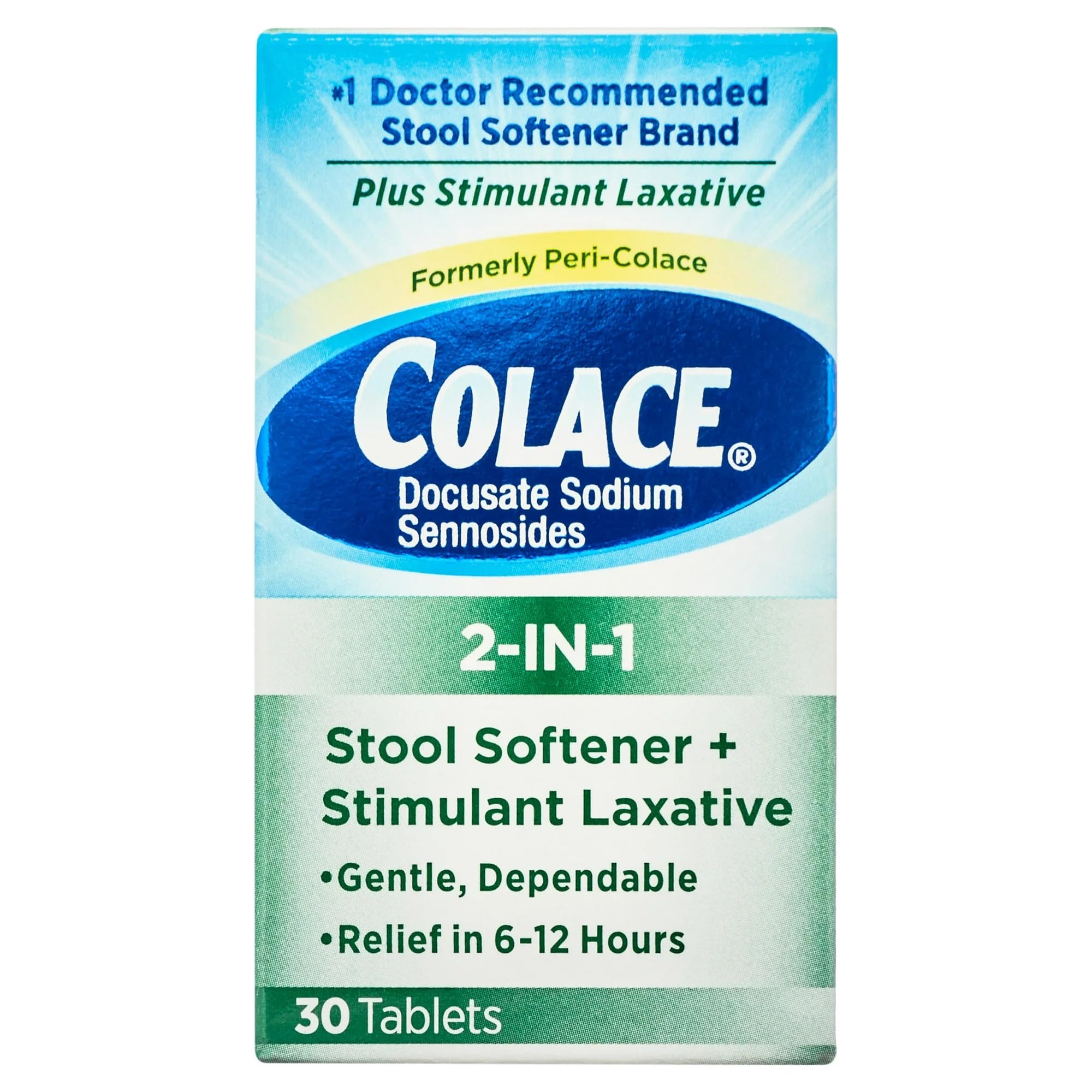 Snapklik.com : Colace 2-in-1 Tablets - 30 Ct