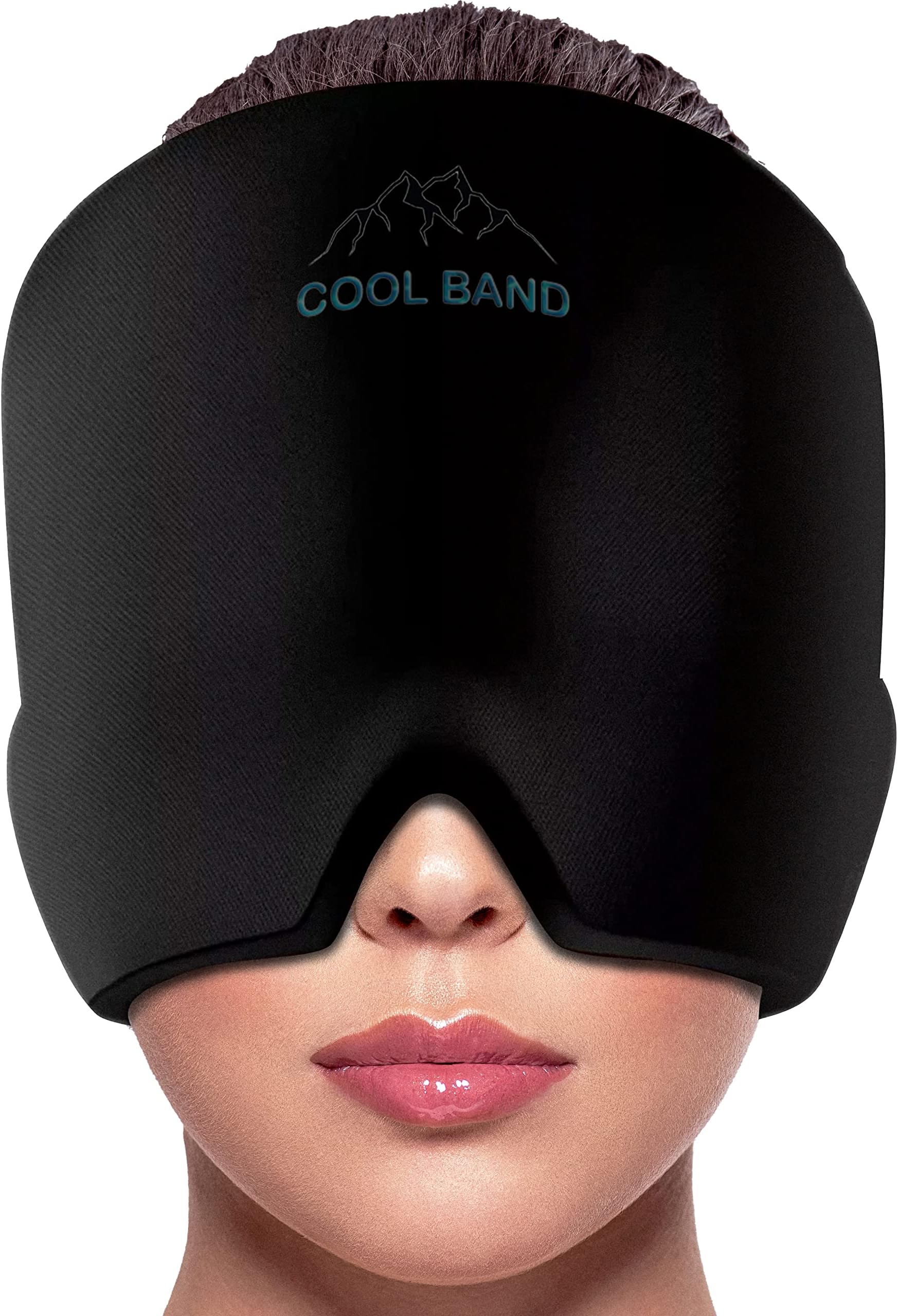 Amazon.com: Cool Band Double Gel Ice Headache and Migraine Relief Hat ...