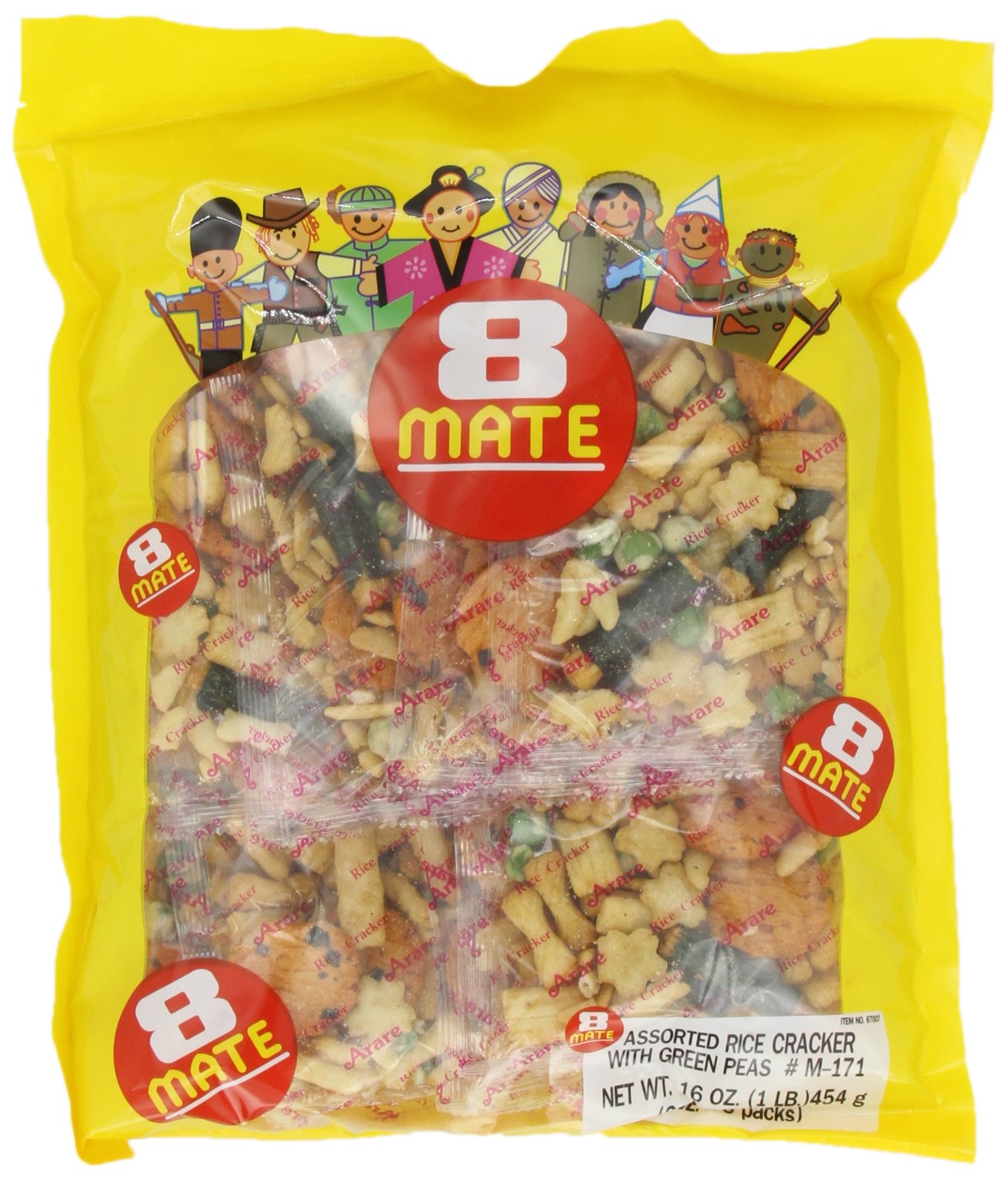 Snapklik.com : Shirakiku 8 Mate Arare Assorted Rice Cracker