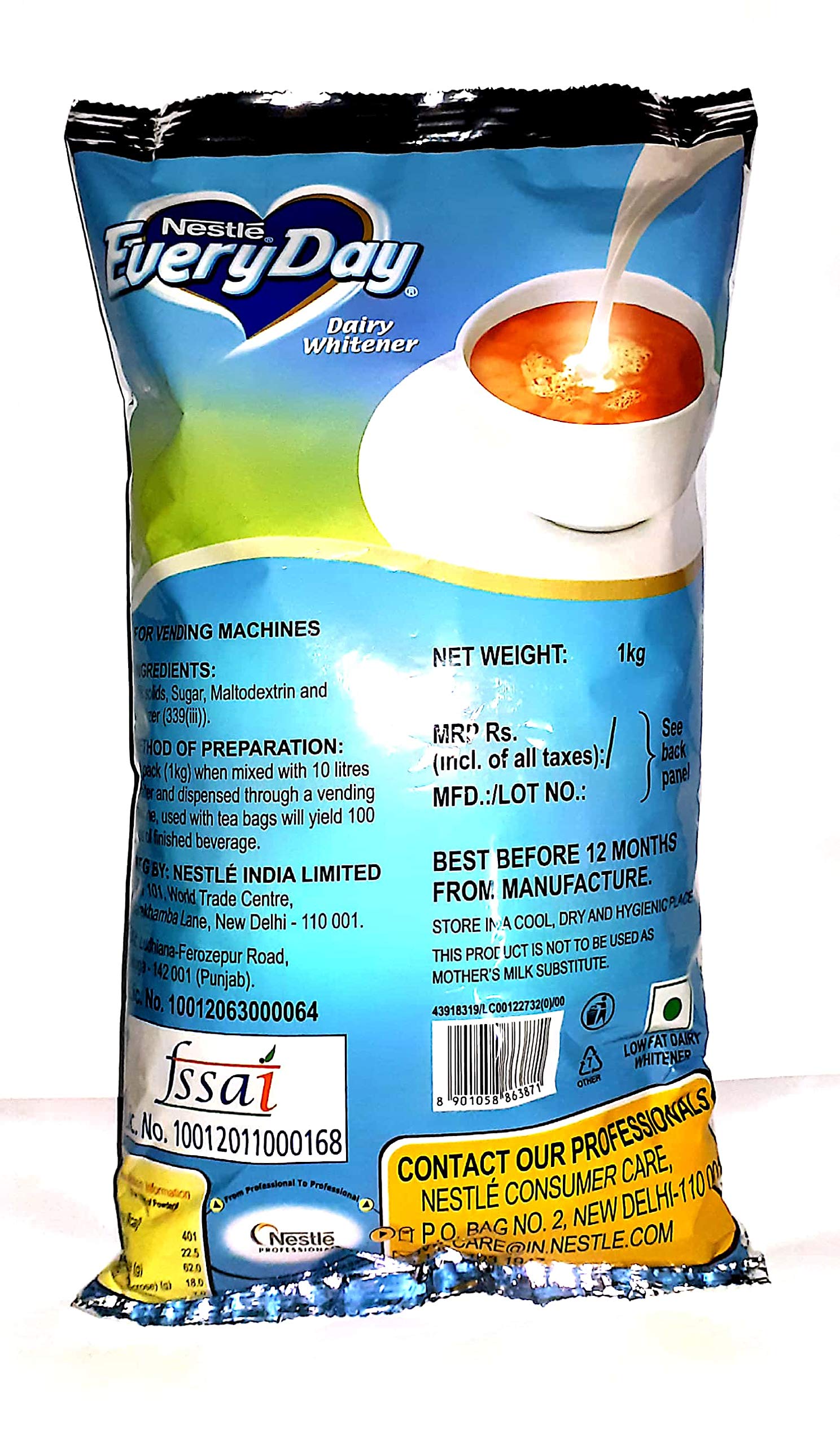 Nestle Everyday Dairy Whitener Low Sugar : Amazon.in: Grocery & Gourmet ...