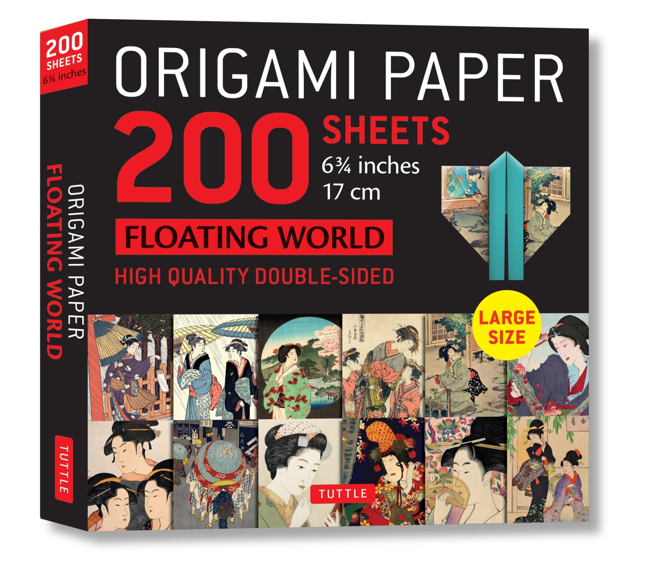 Amazon.com: Origami Paper 200 sheets Floating World 6 3/4" (17 cm ...