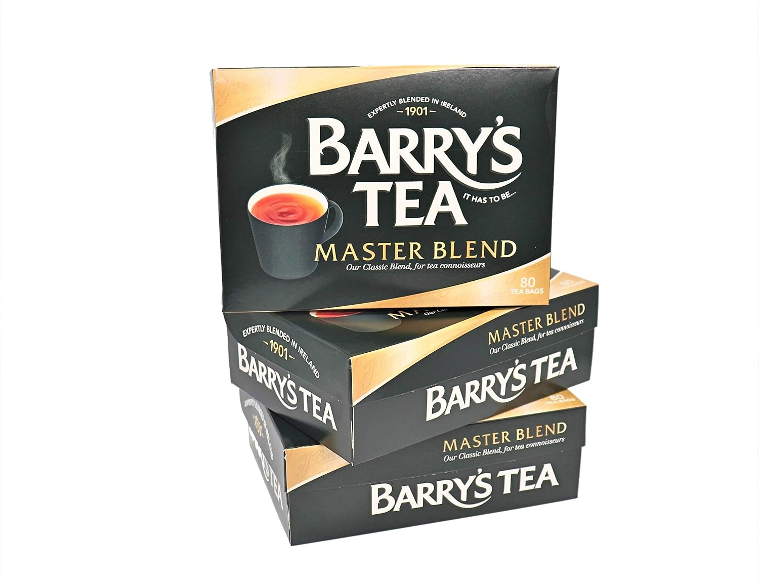 Amazon.com : Barry's Tea Master Blend 80 Teabags (3 Pack) : Grocery ...