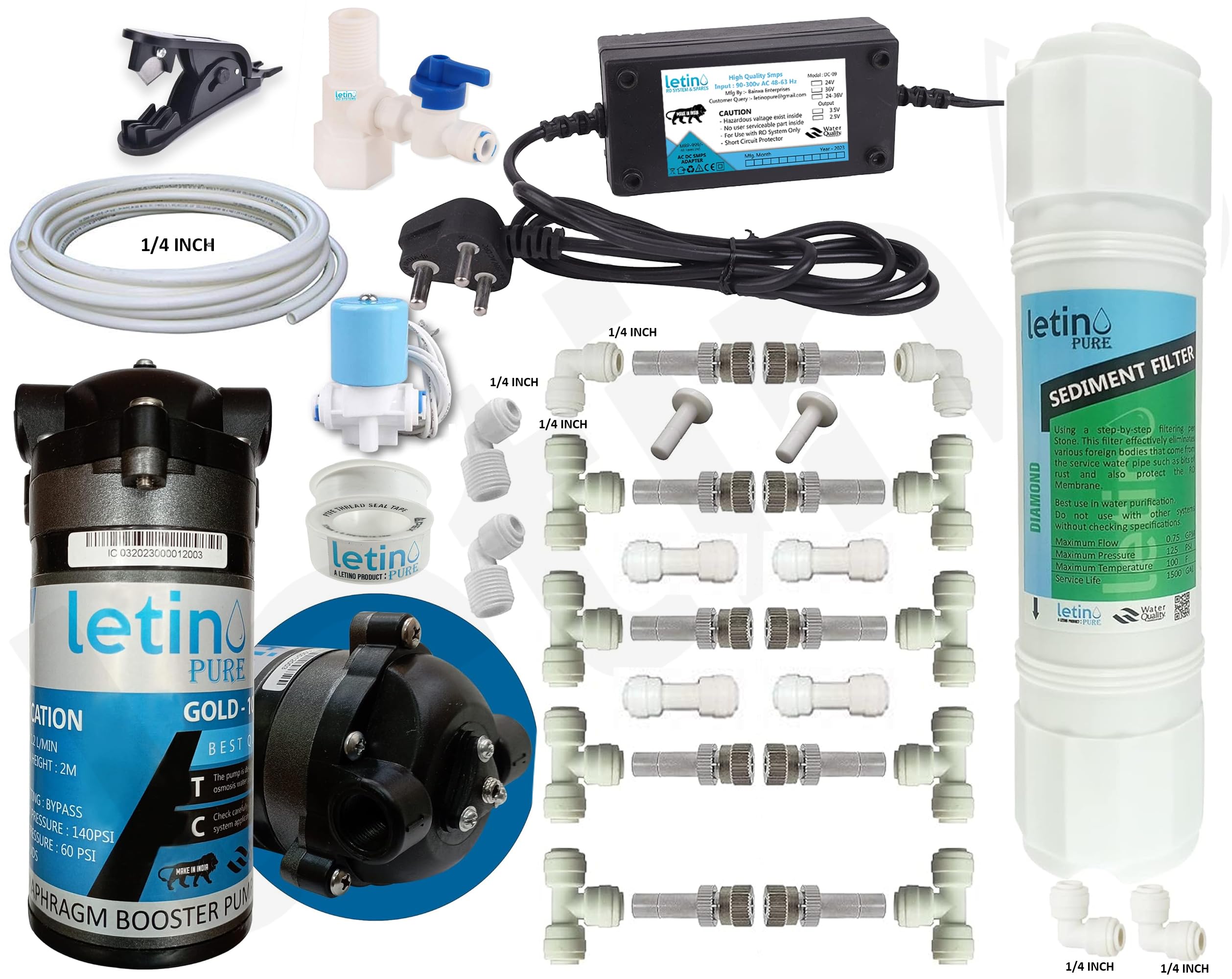 Letino Mist Cooling Misting System complete DIY Kit-10 Nozzle System ...