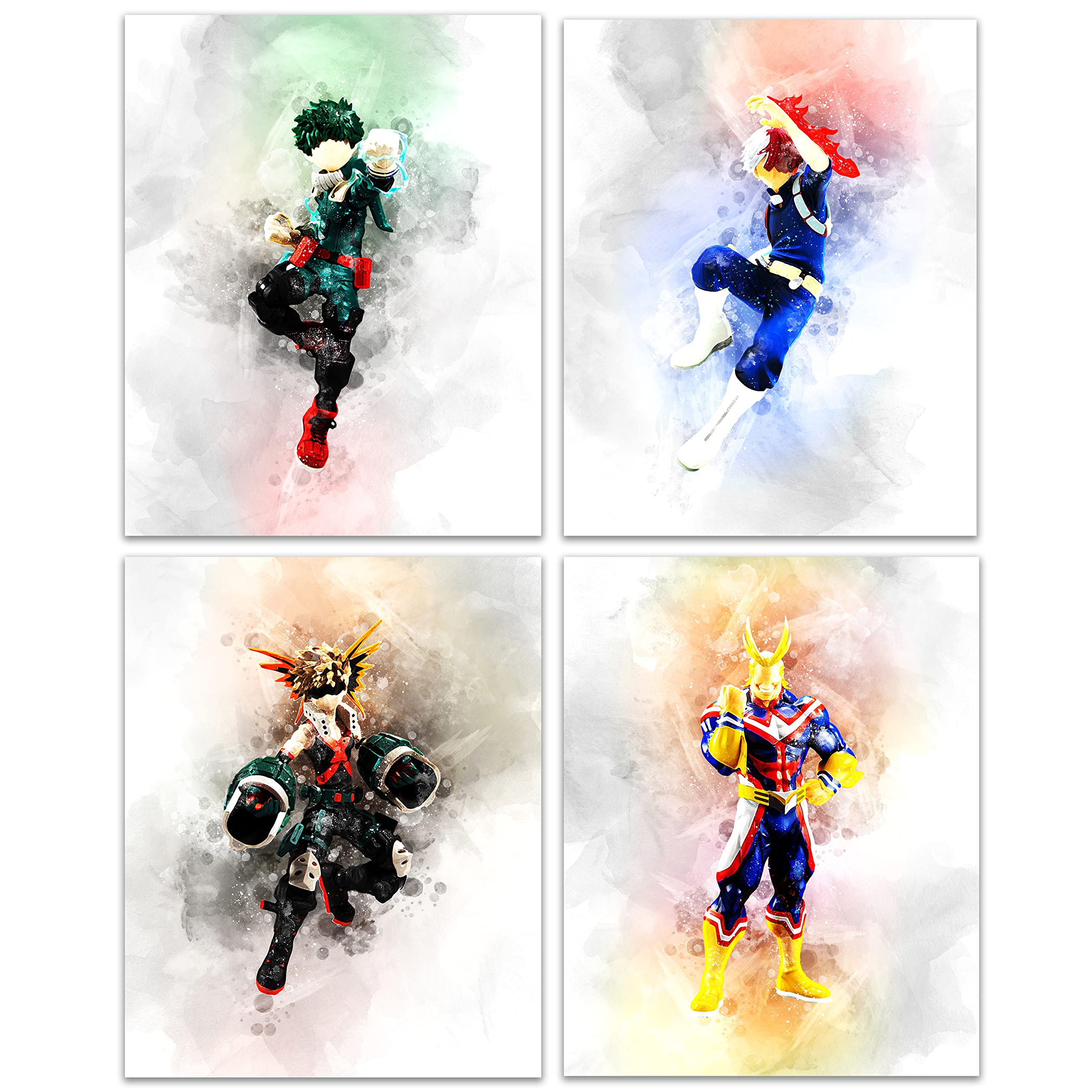 Anime Mha Poster Wall Art Anime Posters Academia Poster Decor ...