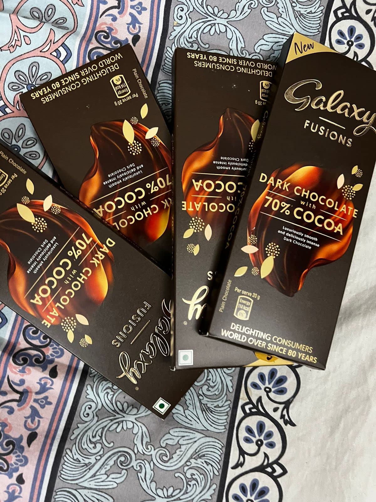 Galaxy Fusions Dark Chocolate Valentine Gift Pack | Made with 70% Cocoa ...