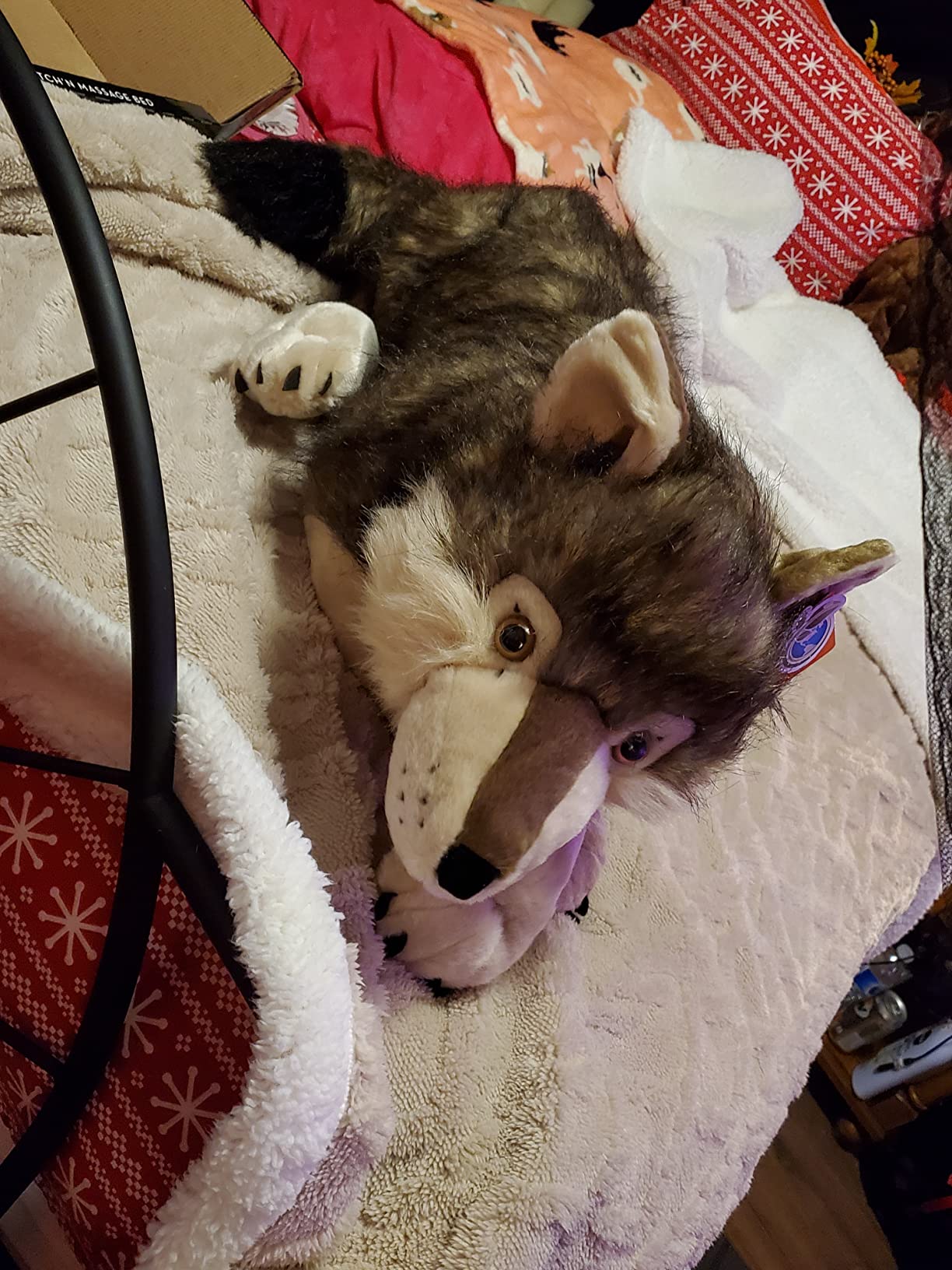 Wild Republic Jumbo Wolf Plush, Giant Stuffed Animal, Plush Toy, Gifts ...