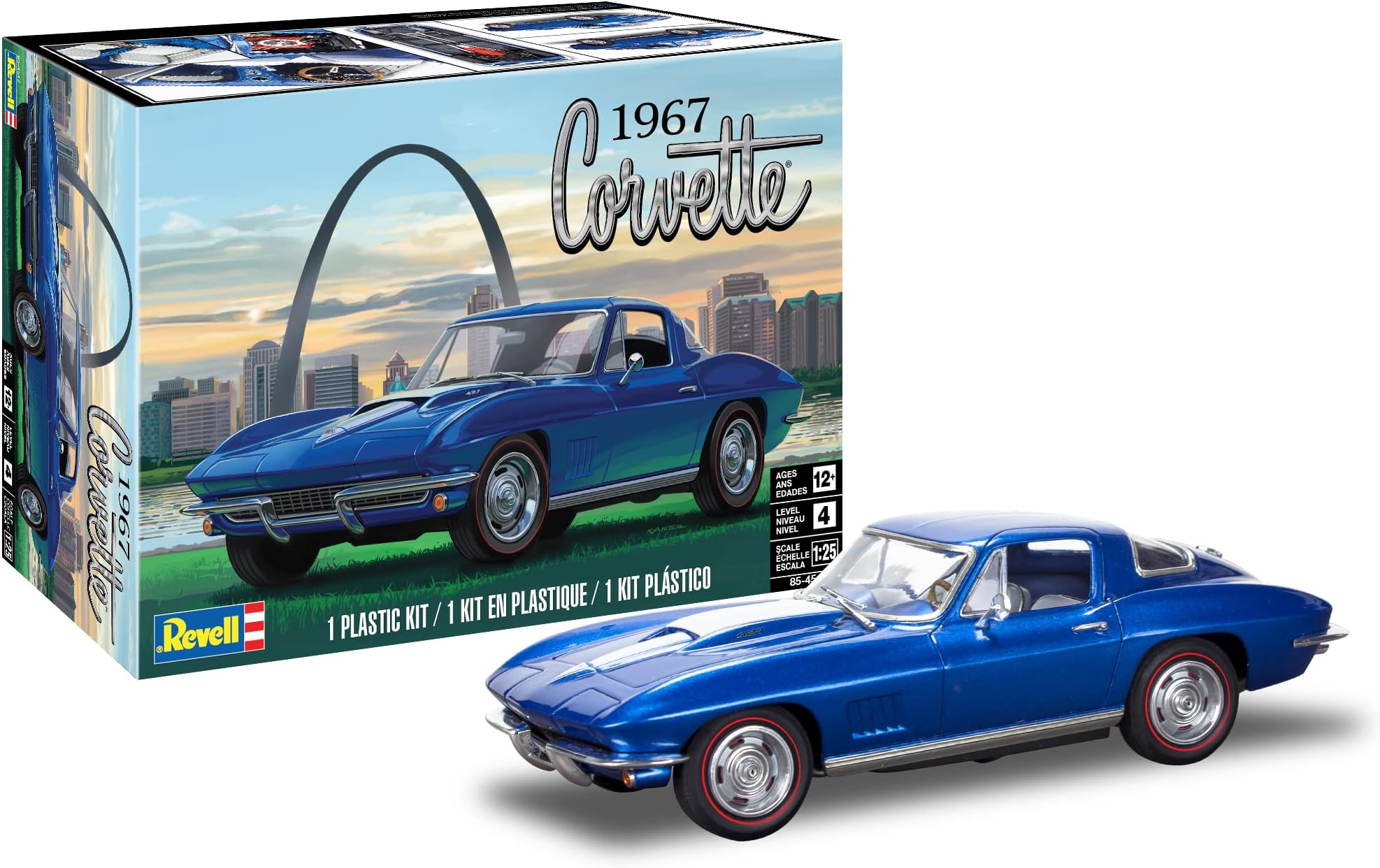 Amazon.com: Revell 14556 2022 Chevrolet Corvette Stingray Z51 Coupe 1: ...