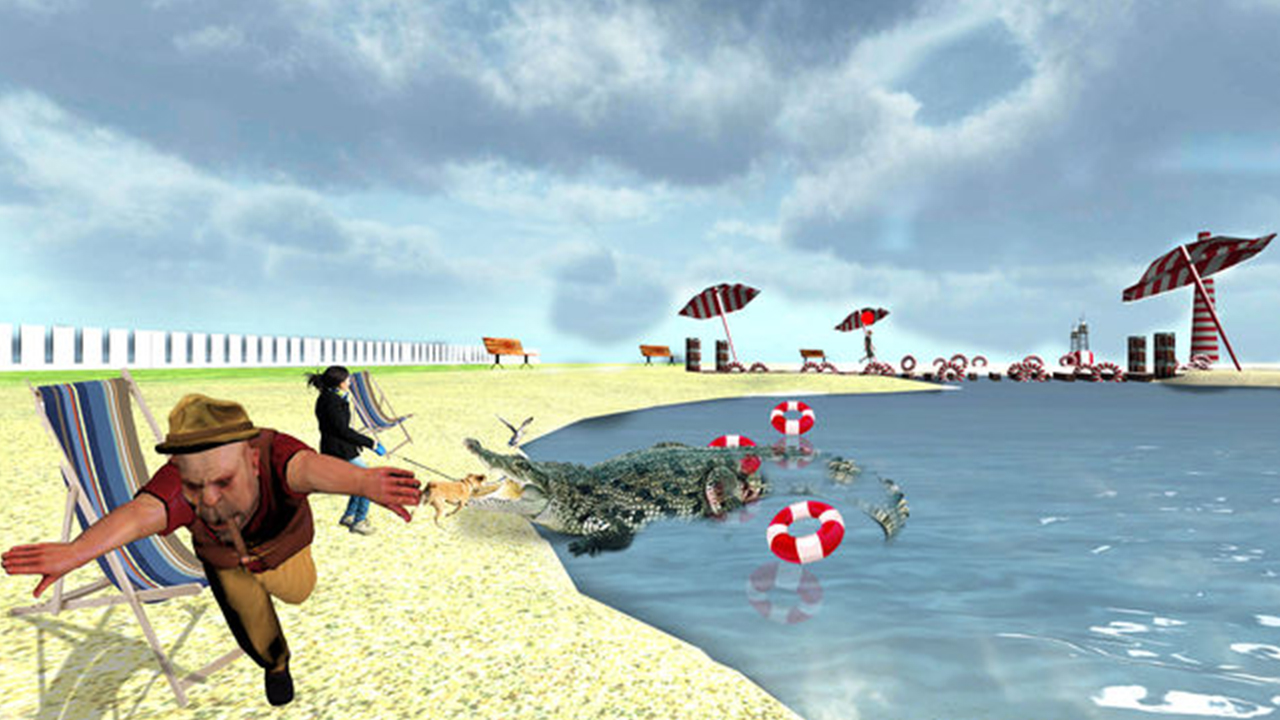 Angry Wild crocodile Attack Simulator: Amazon Jungle Revolution ...