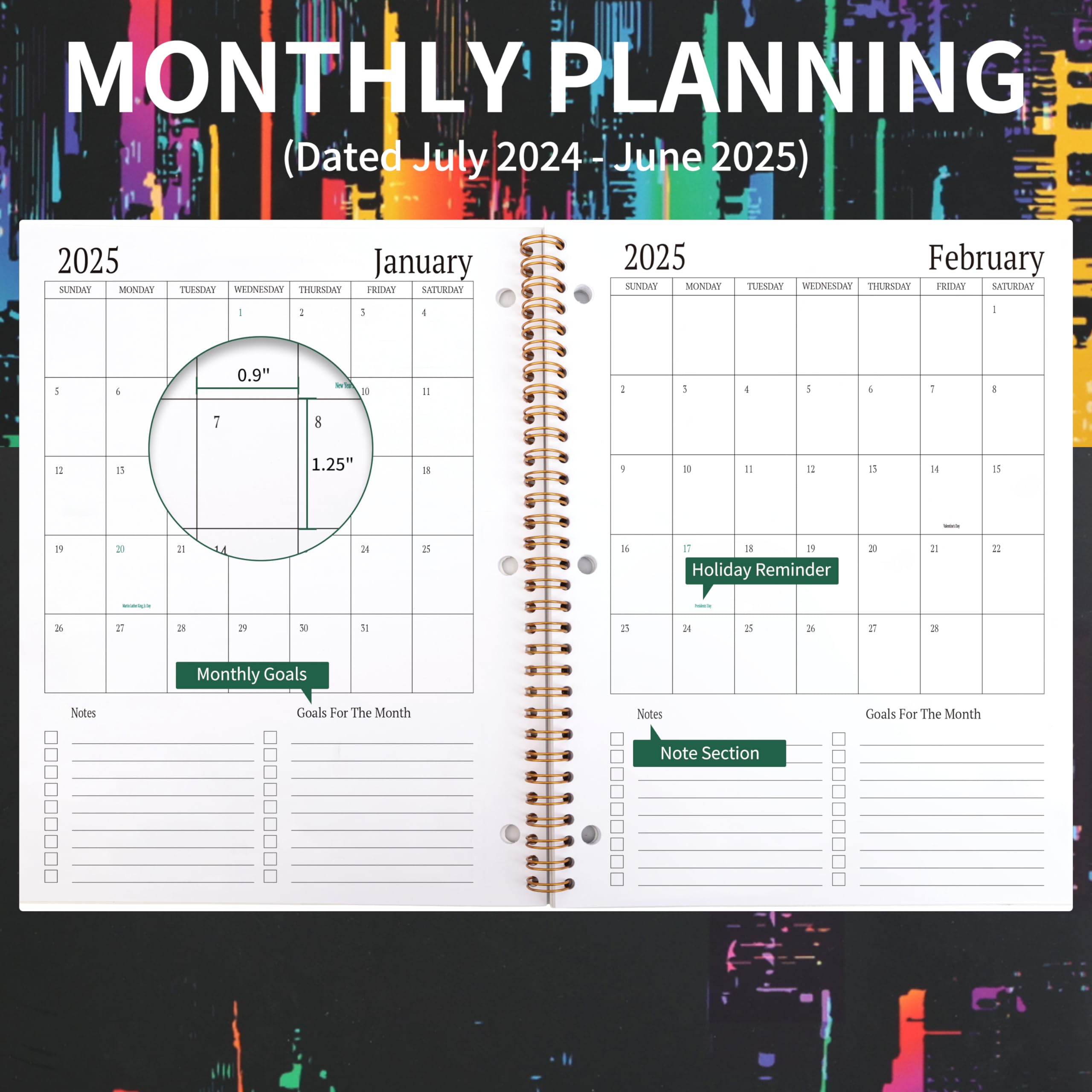 Snapklik.com : Student Planner 2024-2025 - Monthly And Weekly School ...