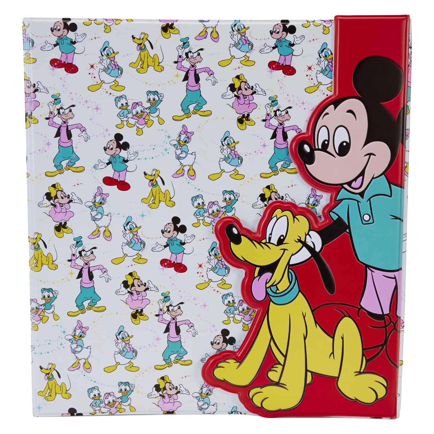 Amazon.com: LOUNGEFLY Stationary Disney D100 Mickey and Friends Binder ...