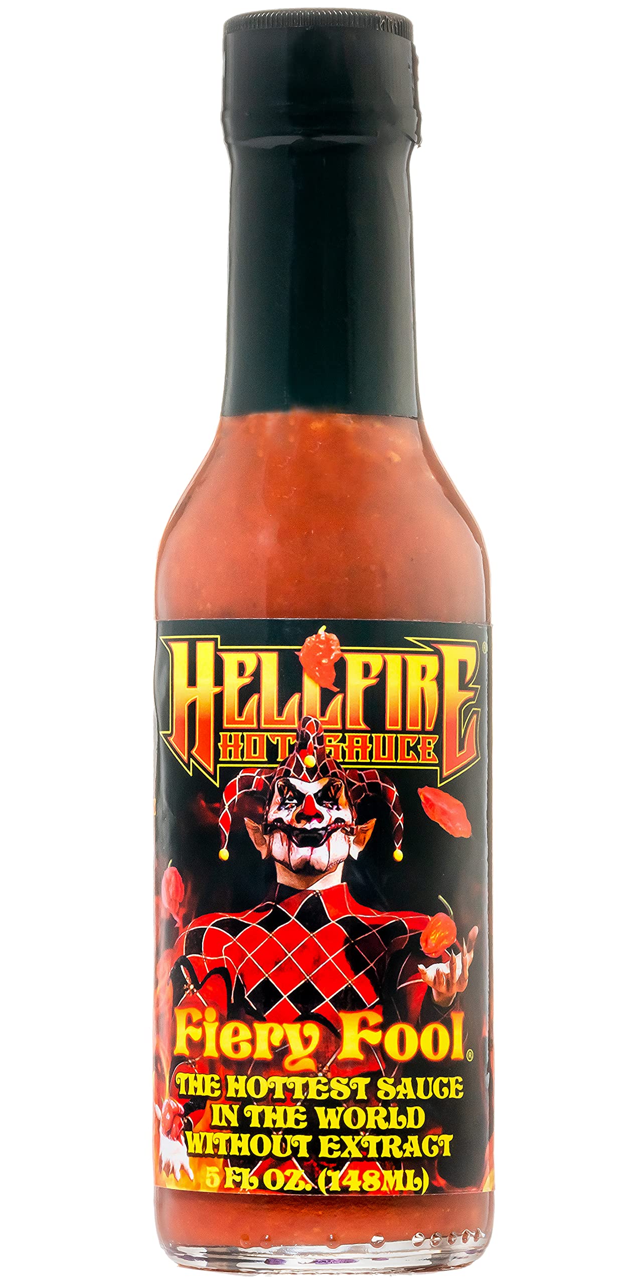 Salsa picante Hellfire Fiery Fool, la salsa más calien...B0774Y61TX ...
