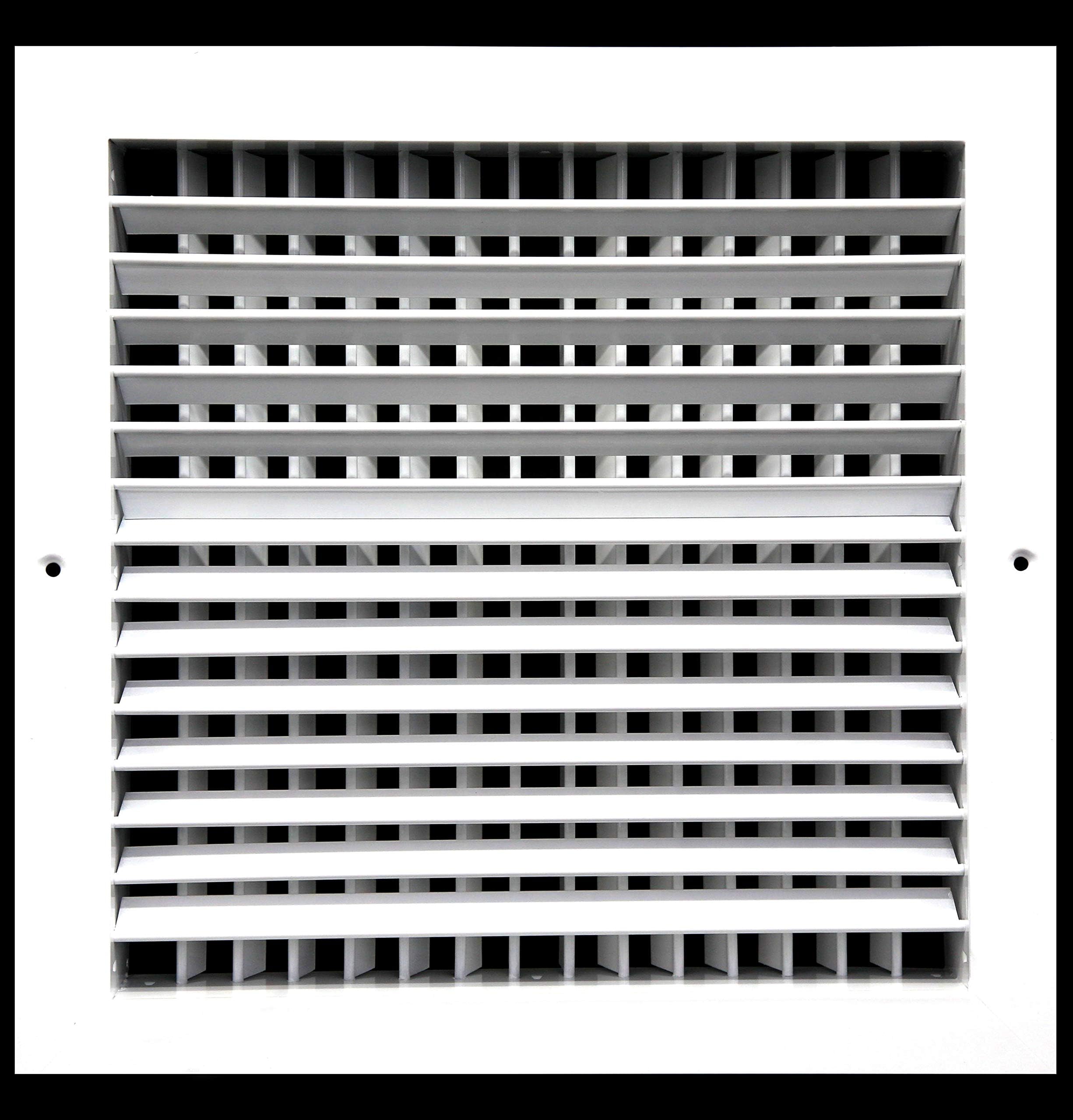 Air 360 White 10 x 10 In 1-Way Air Duct Register Vent Cover for Ceiling ...