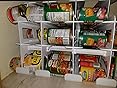 FIFO Can Tracker- Food Storage Canned Foods Organizer/Rotater/Dispenser ...