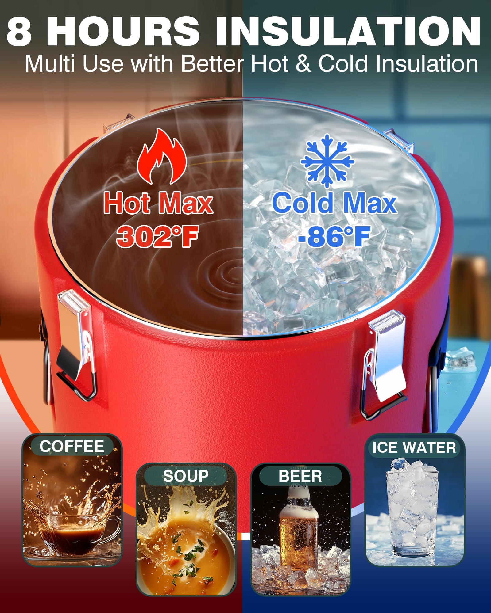 Snapklik.com : PYY Insulated Beverage Dispenser - 7 Gallon Stainless ...