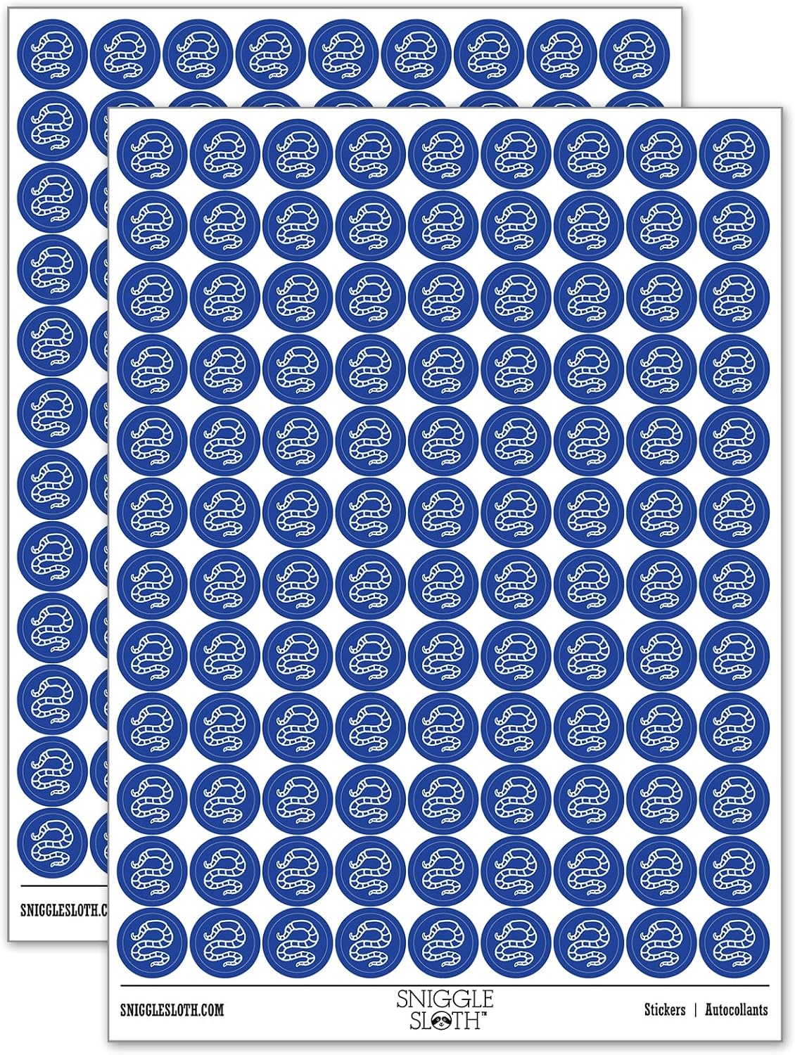 Amazon.com: Wiggling Worm Earthworm 200+ Round Stickers - Matte Finish ...