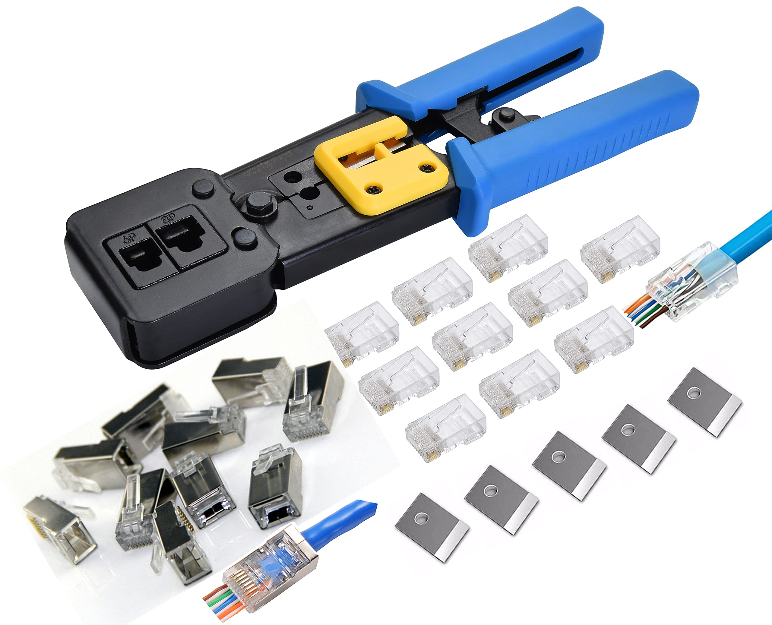 Buy RJ45 Crimp Tool for Pass through and legacy connectorsProfessional ...