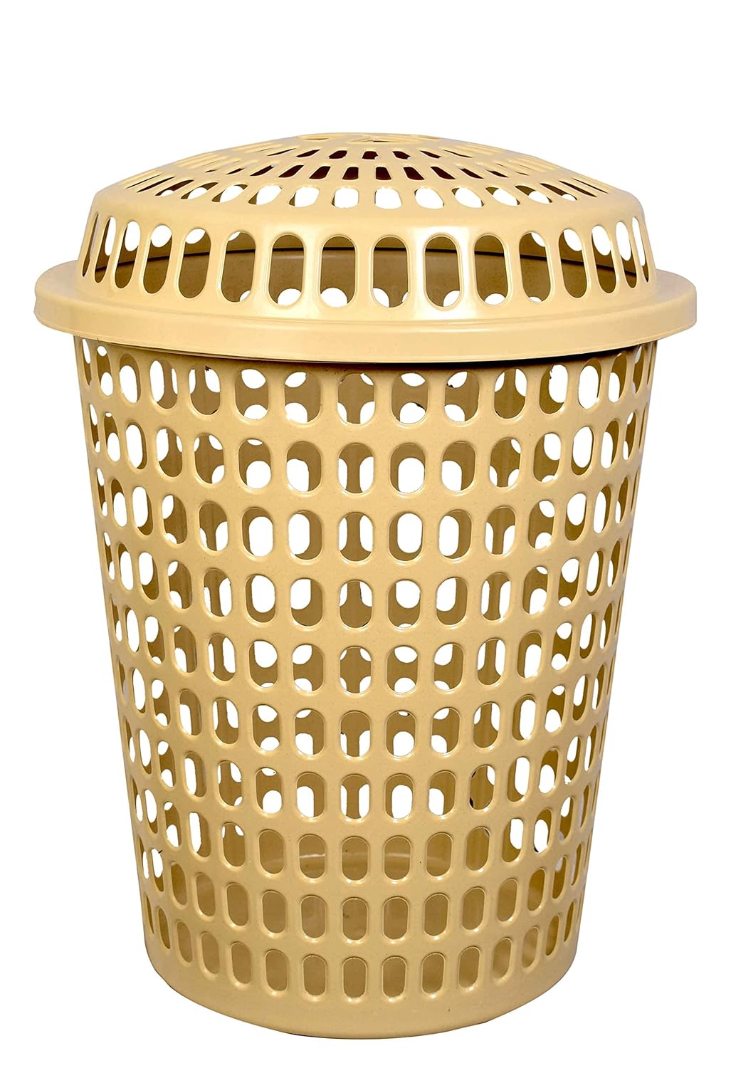 mastbus Plastic Laundry Basket With Lid Big Size For Clothes 50 Litre ...