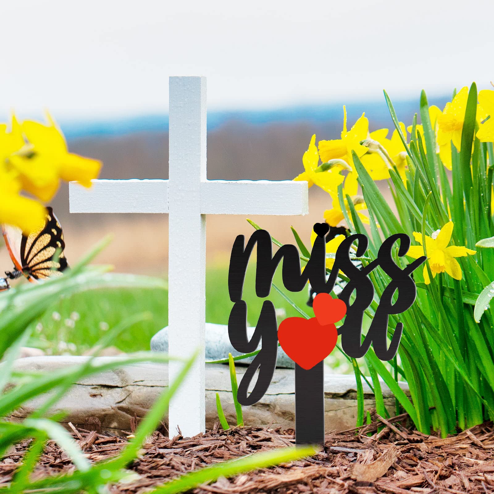 Snapklik.com : 13.8 X 7.9 Inches Large Cemetery Decorations For Grave ...