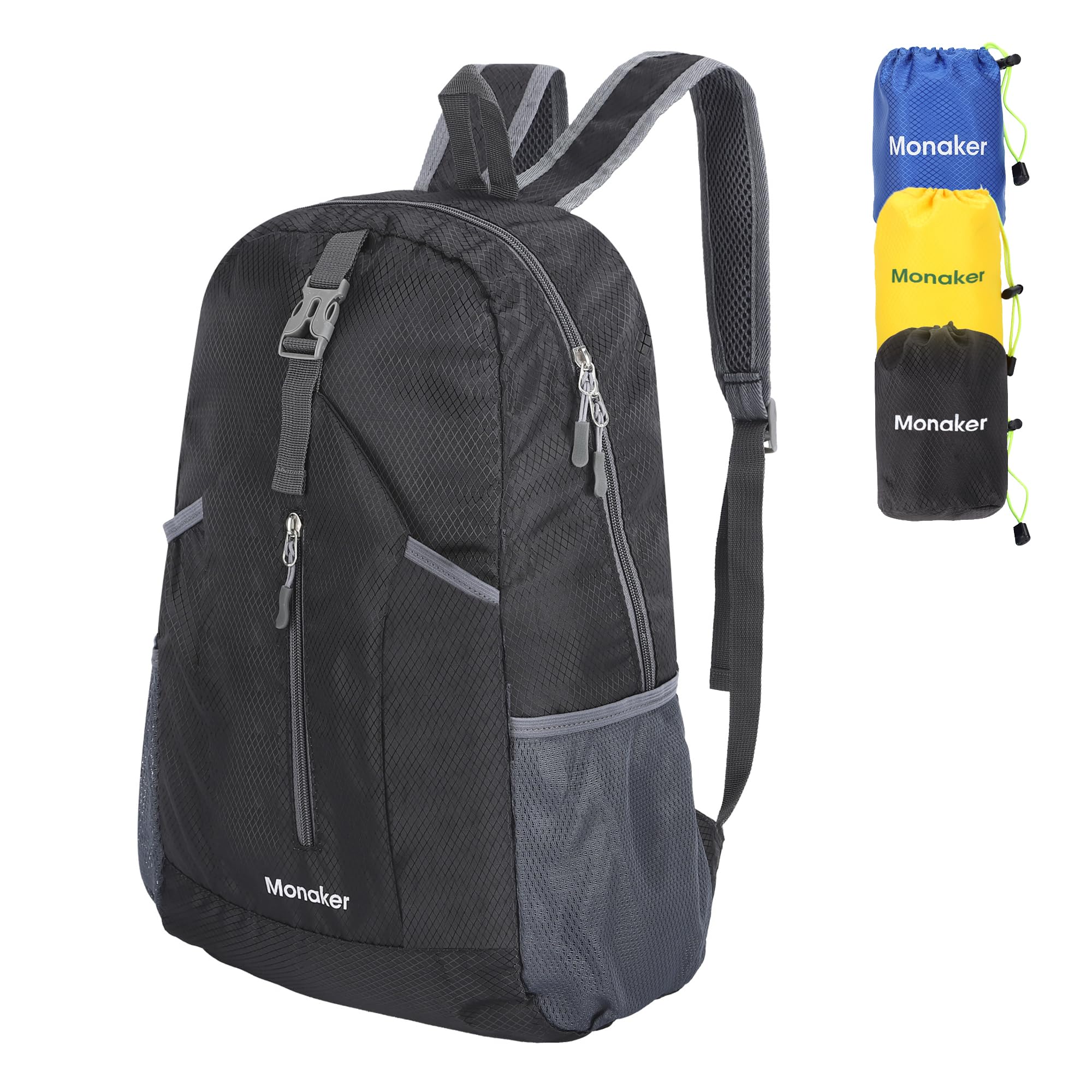 Amazon.com: Monaker Hiking Backpack, Ultra-Lightweigt and Foldable 20L ...