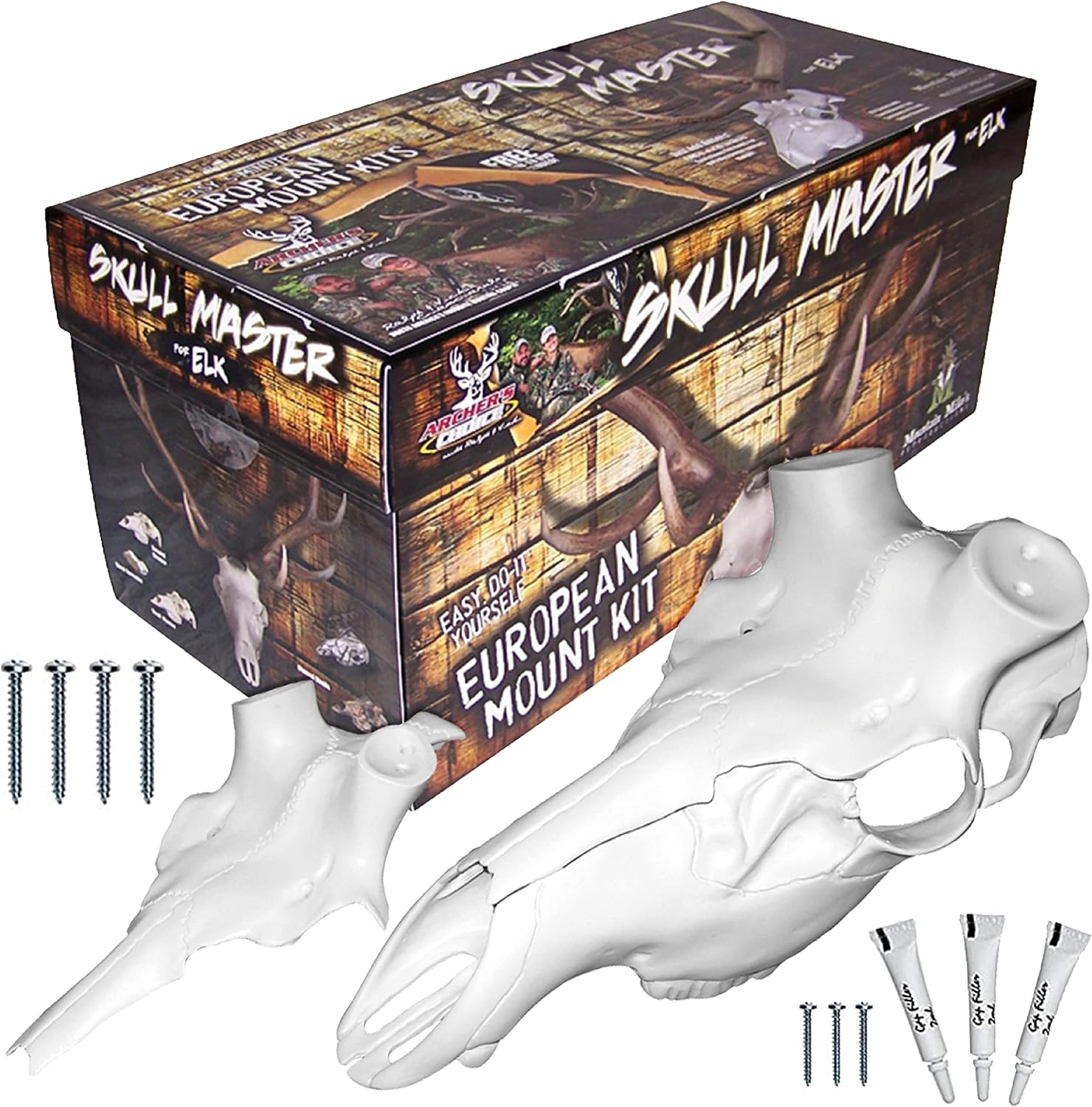 Mountain Mike's Reproductions Elk/Red Stag Skull Master Antler Mounting ...