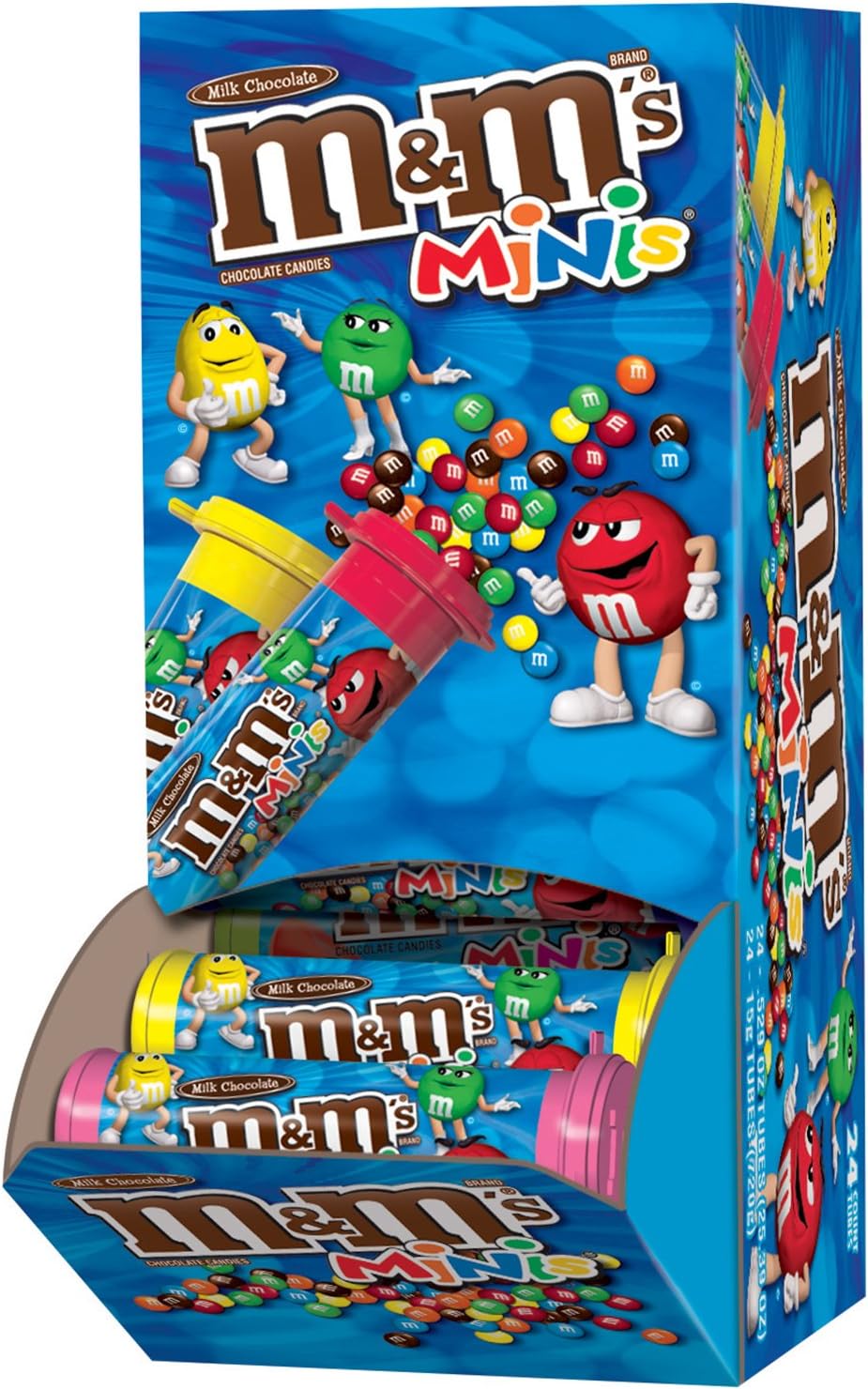 Amazon.com: M&M'S MINIS Milk Chocolate Candy Assortment, Family Size ...