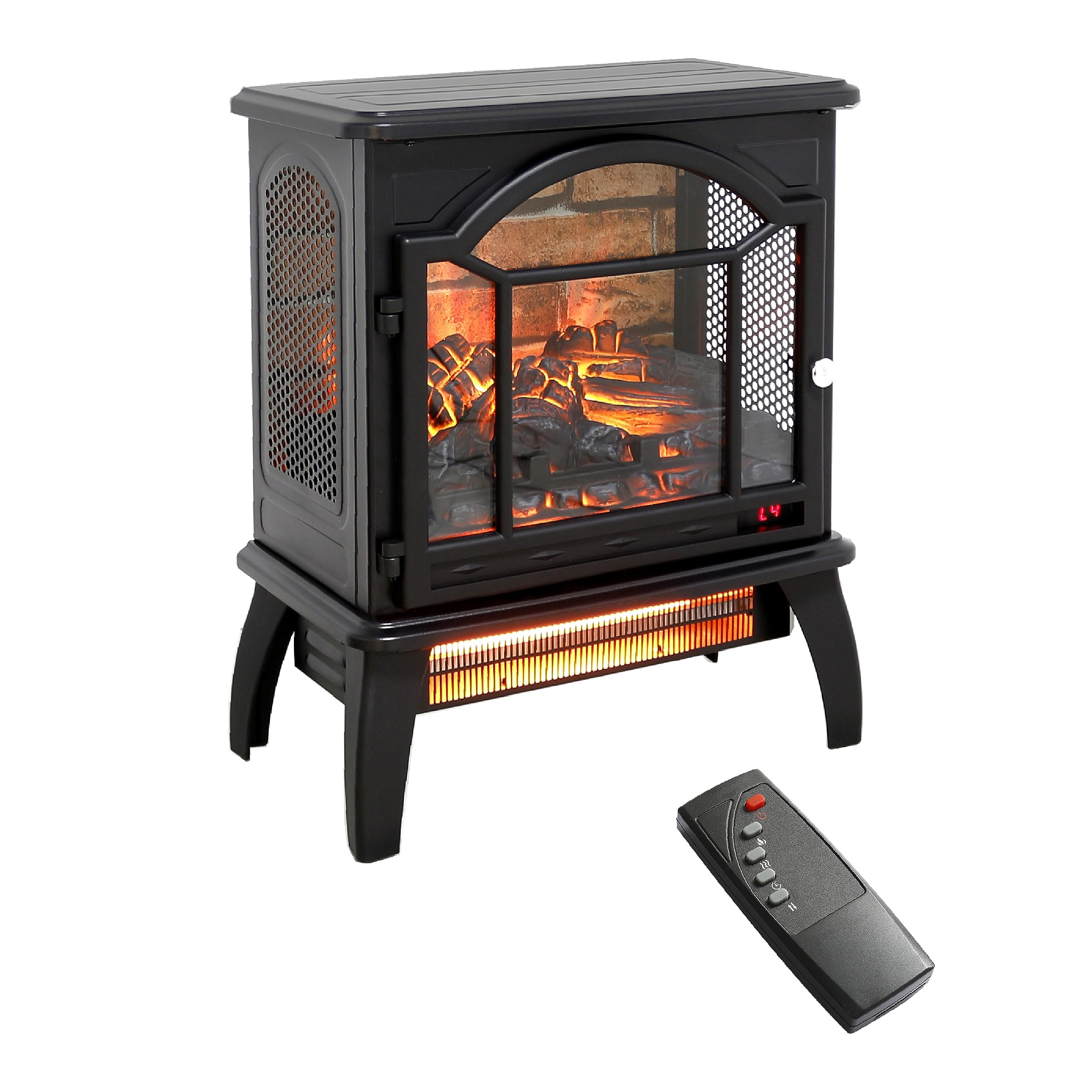 Amazon.com: KOFOHON Freestanding Electric Fireplace Heater,Portable ...