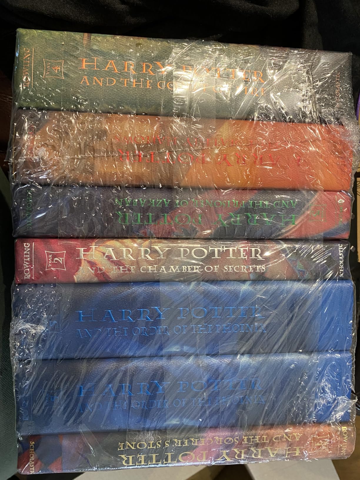 Complete 1-st Edition Harry Potter Full Book Set Volumes 1-7 Hardback ...