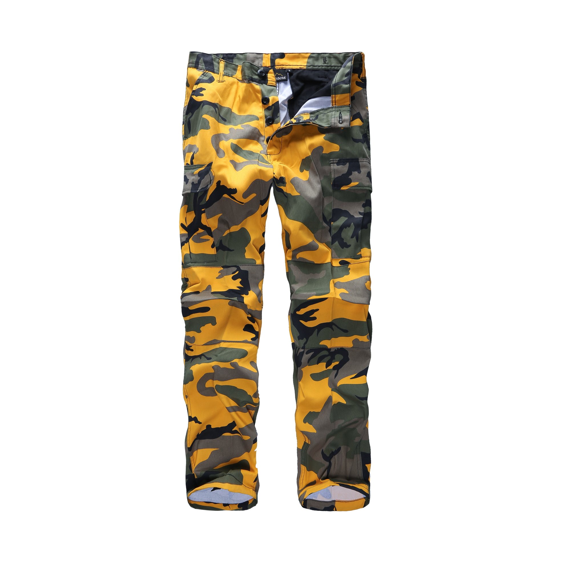 Snapklik.com : BACKBONE Mens Fashion Bright Camouflage Cargo Pants ...